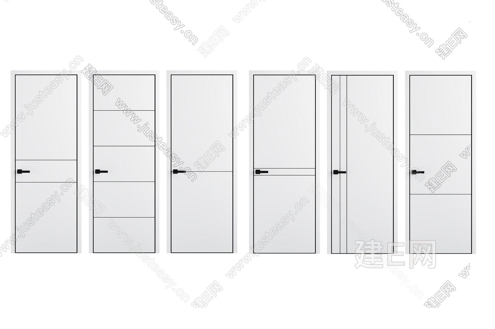 【现代房间门,3d模型】建e网现代房间门,3d模型下载 Id109008888 打造3d现代房间门,模型免费下载平台