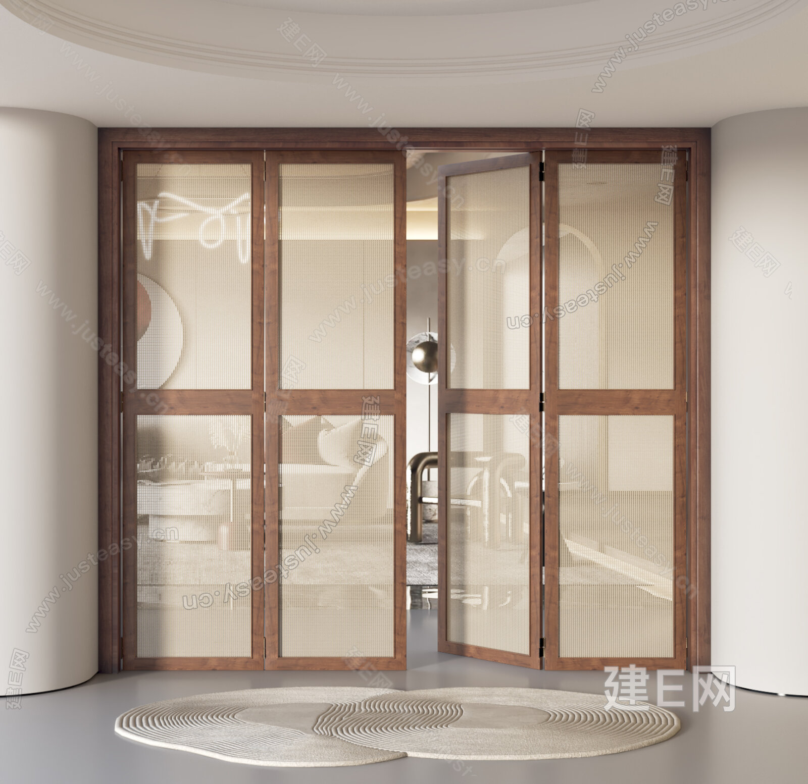 【现代推拉门3d模型】建e网现代推拉门3d模型下载 Id102455243 打造3d现代推拉门模型免费下载平台