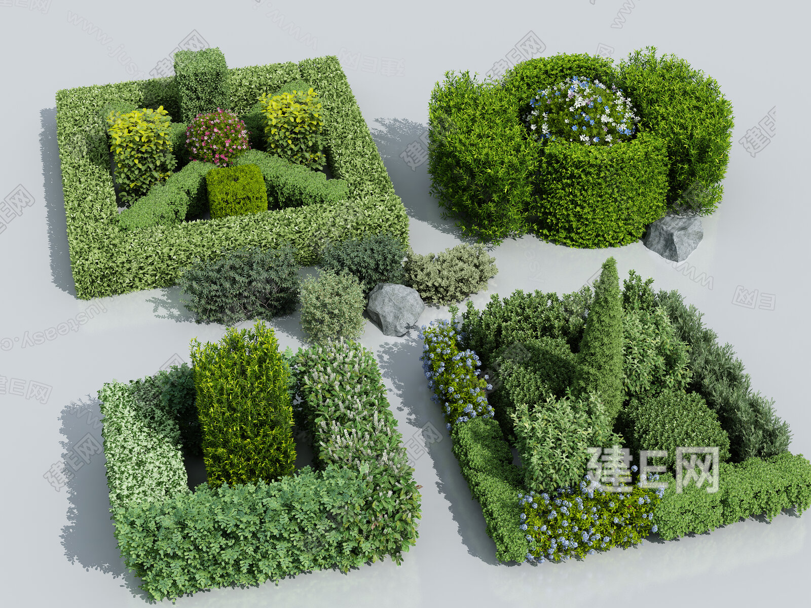 【绿篱3d模型】建e网绿篱3d模型下载 Id102455198 打造3d绿篱模型免费下载平台