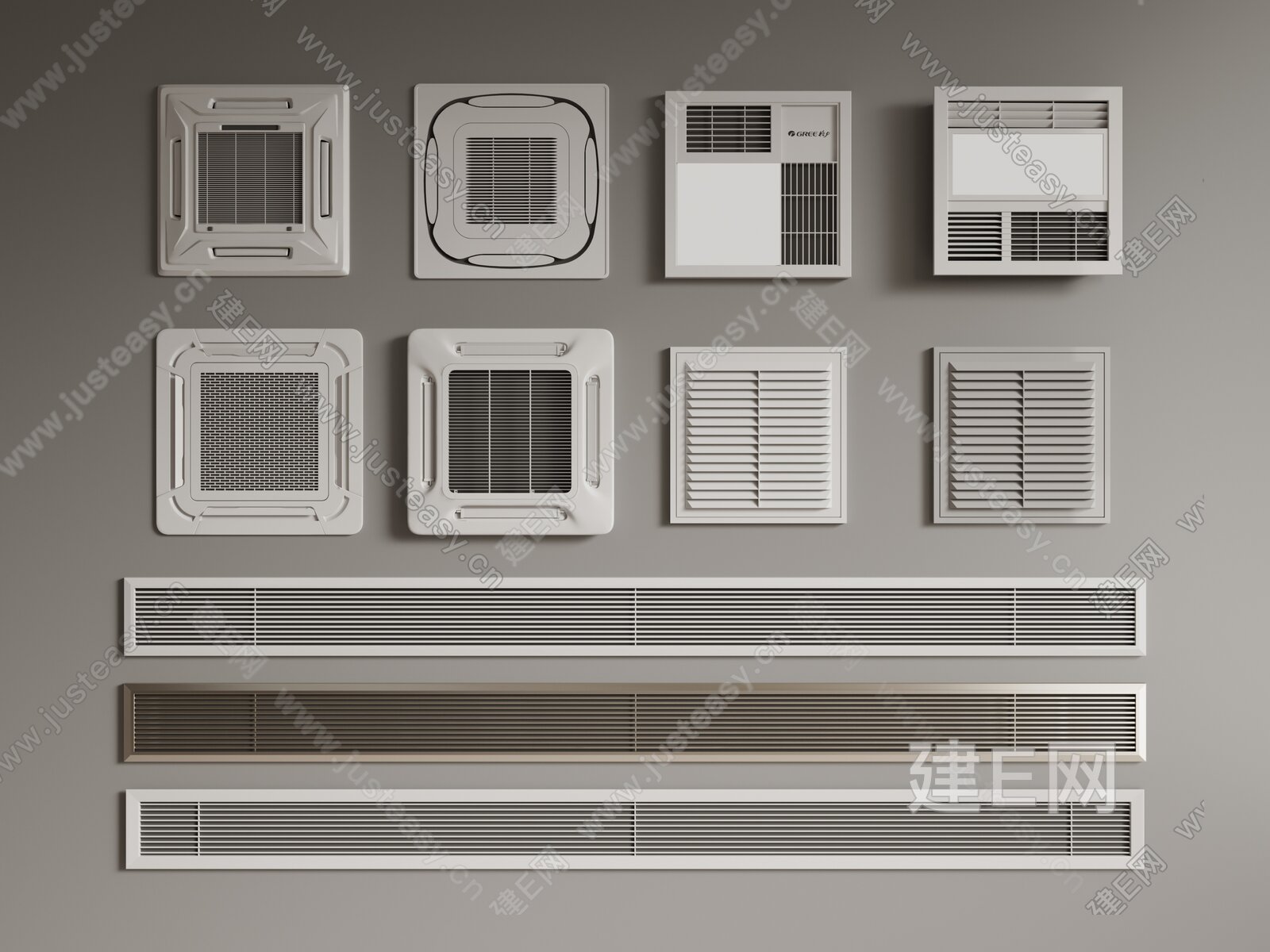 【现代空调出风口3d模型】建e网现代空调出风口3d模型下载 Id103503734 打造3d现代空调出风口模型免费下载平台