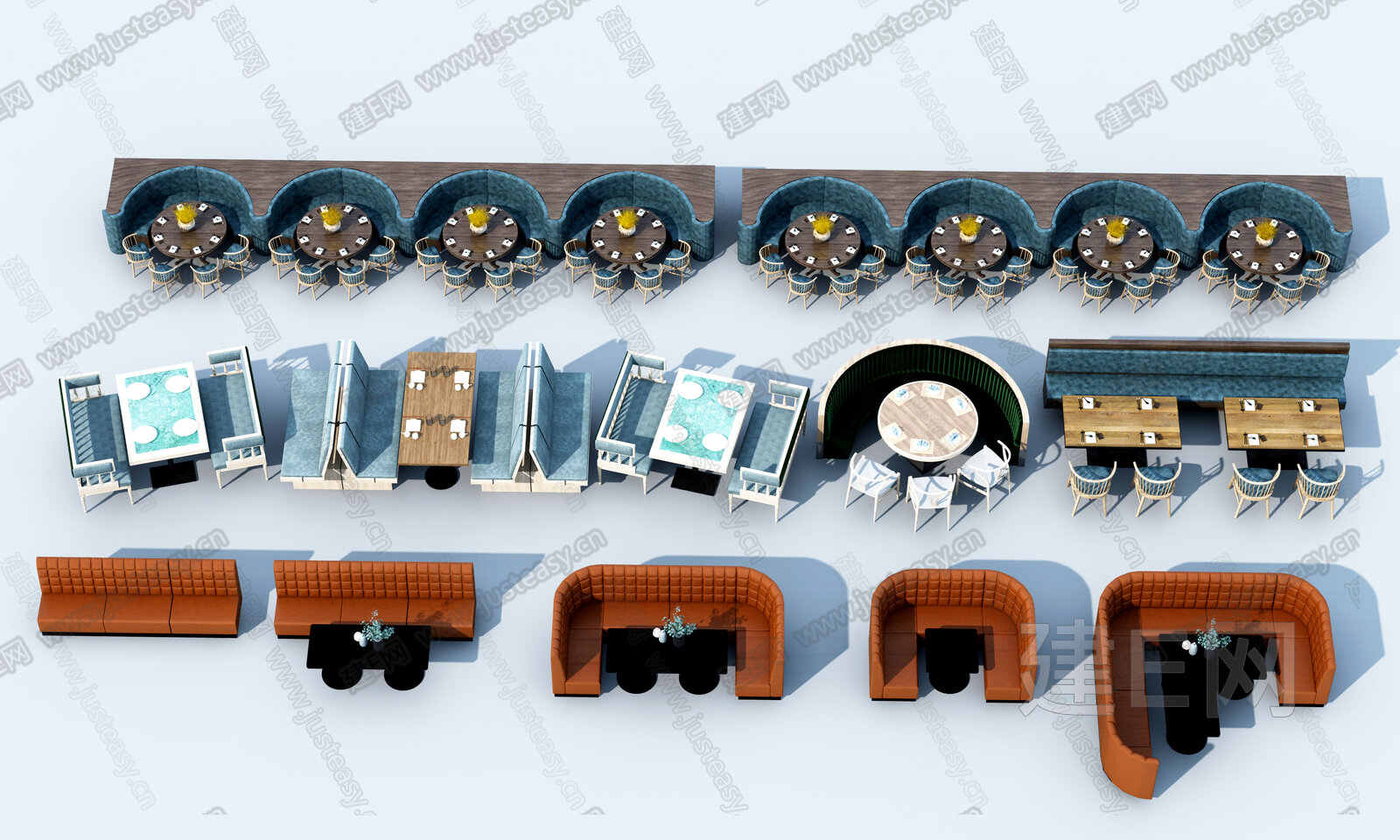 【现代卡座3d模型】建e网现代卡座3d模型下载 Id103962510 打造3d现代卡座模型免费下载平台