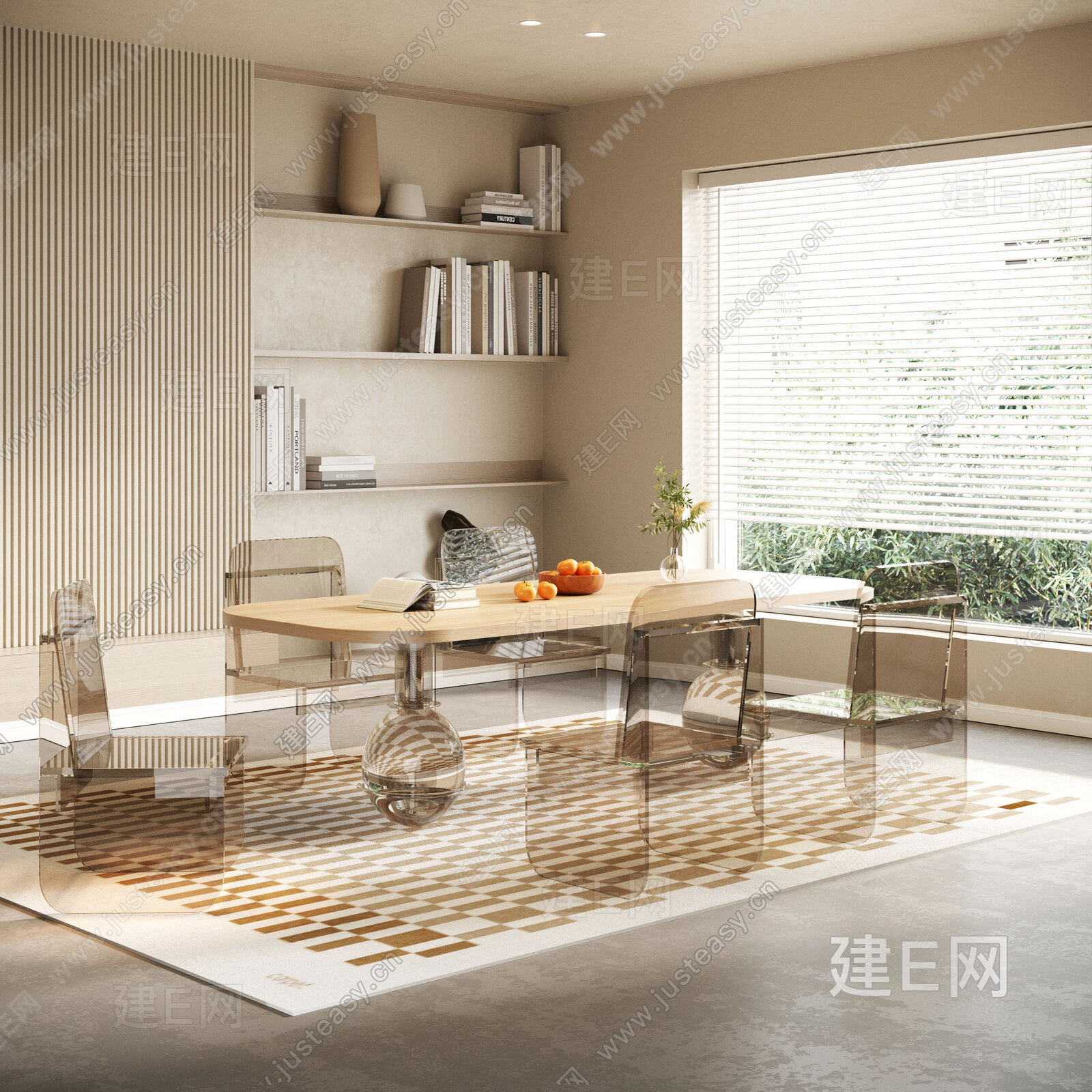 【法式餐桌椅组合3d模型】建e网法式餐桌椅组合3d模型下载 Id113727422 打造3d法式餐桌椅组合模型免费下载平台