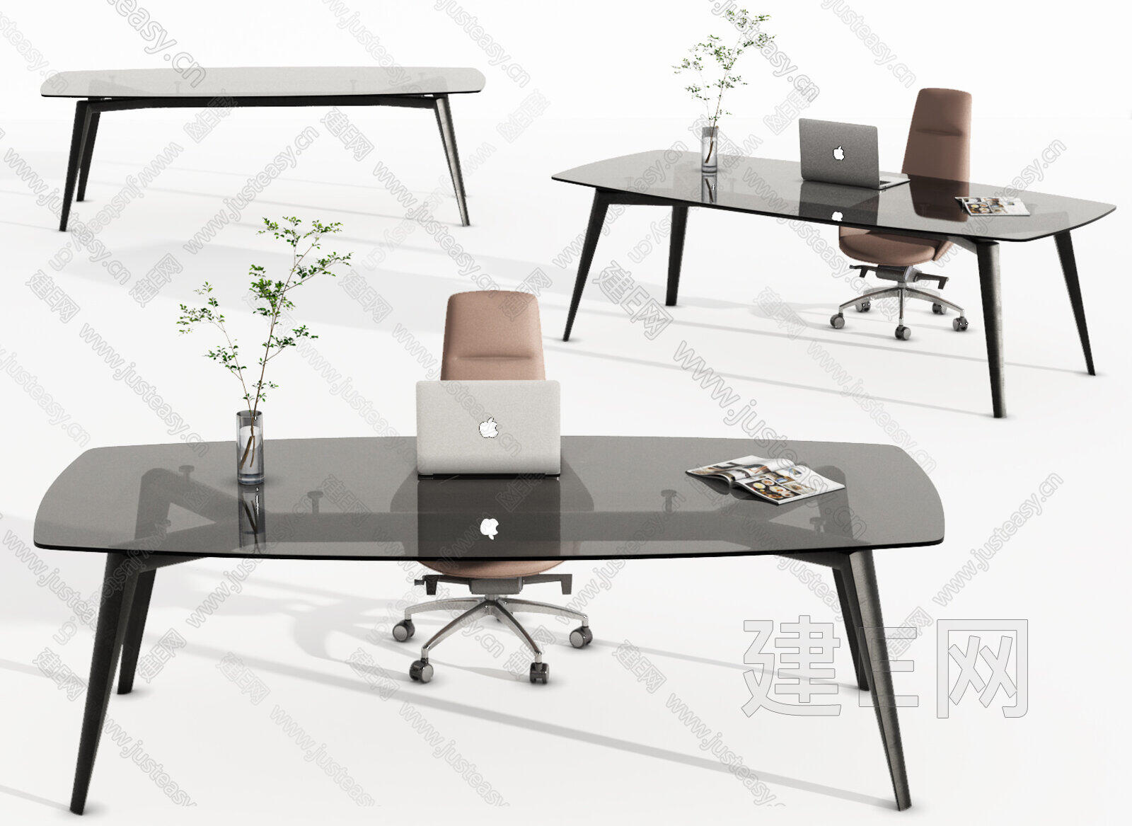 【现代办公桌3d模型】建e网现代办公桌3d模型下载 Id113268602 打造3d现代办公桌模型免费下载平台