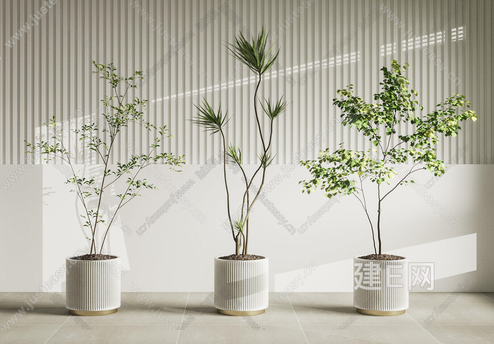 【现代绿植盆栽组合3d模型】建e网现代绿植盆栽组合3d模型下载 Id115234805 打造3d现代绿植盆栽组合模型免费下载平台
