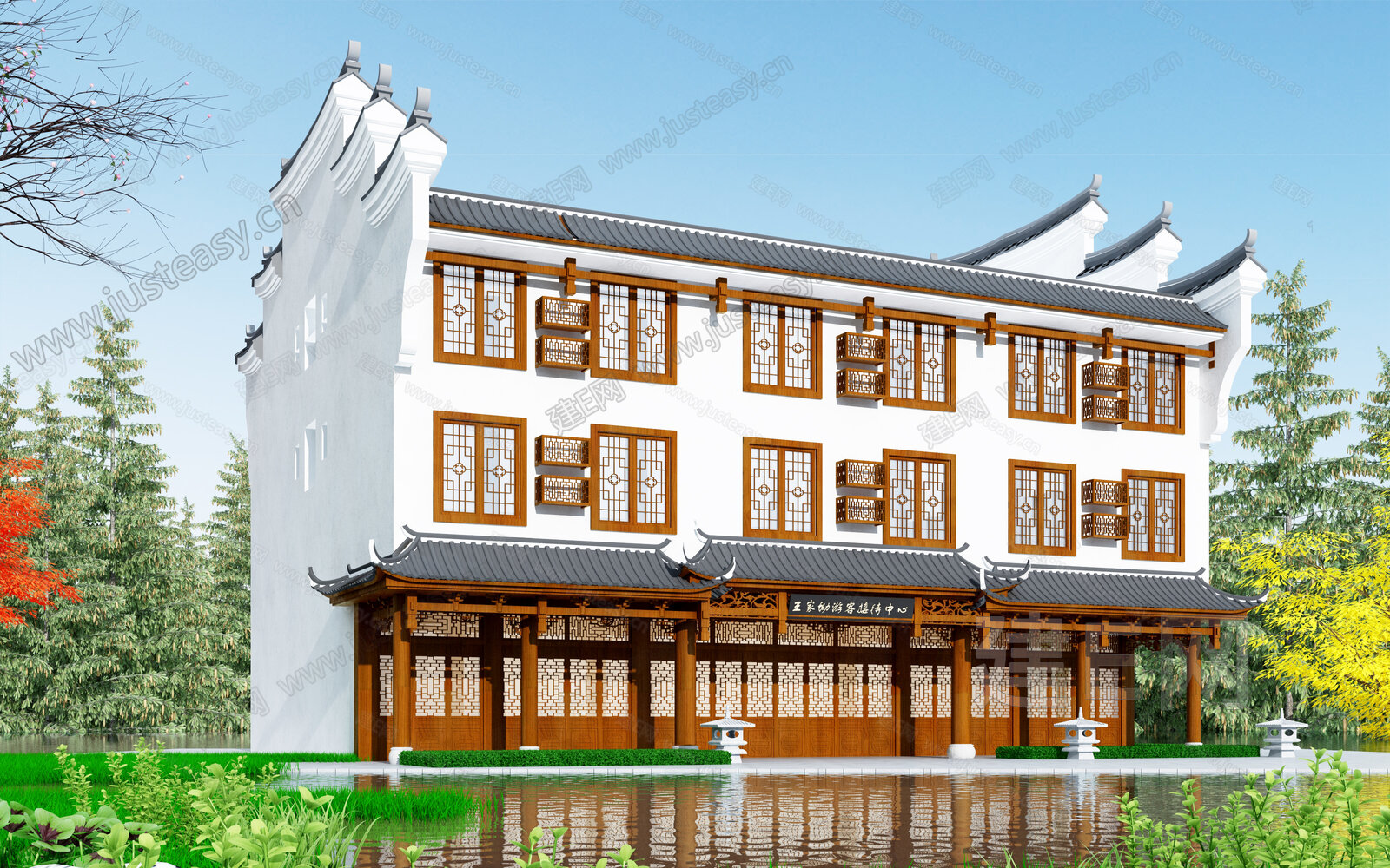 【中式古建3d模型】建e网中式古建3d模型下载 Id115758966 打造3d中式古建模型免费下载平台