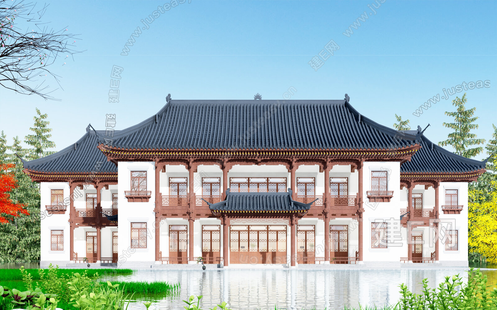 【中式古建3d模型】建e网中式古建3d模型下载 Id115431353 打造3d中式古建模型免费下载平台