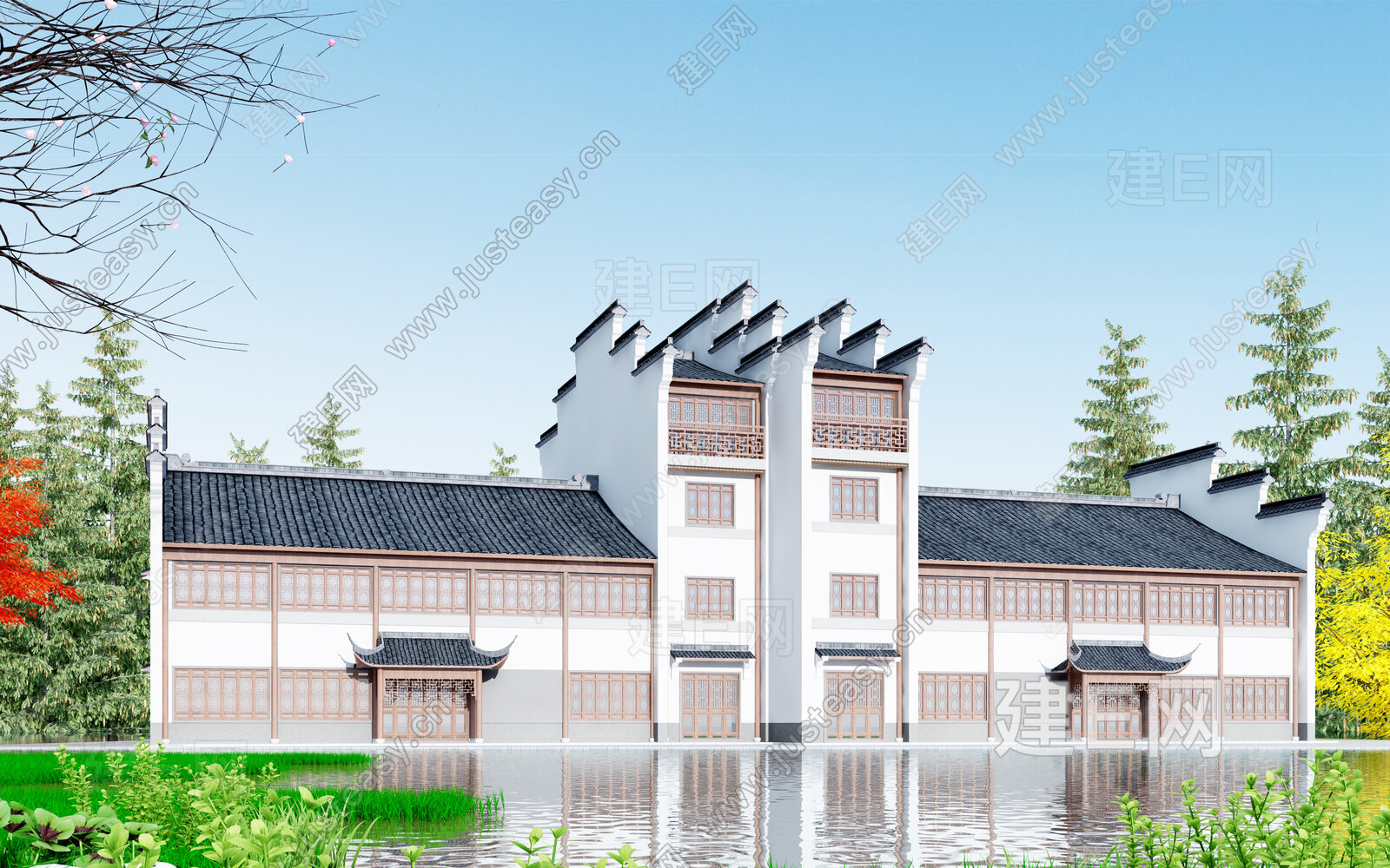 【中式古建3d模型】建e网中式古建3d模型下载 Id115431226 打造3d中式古建模型免费下载平台