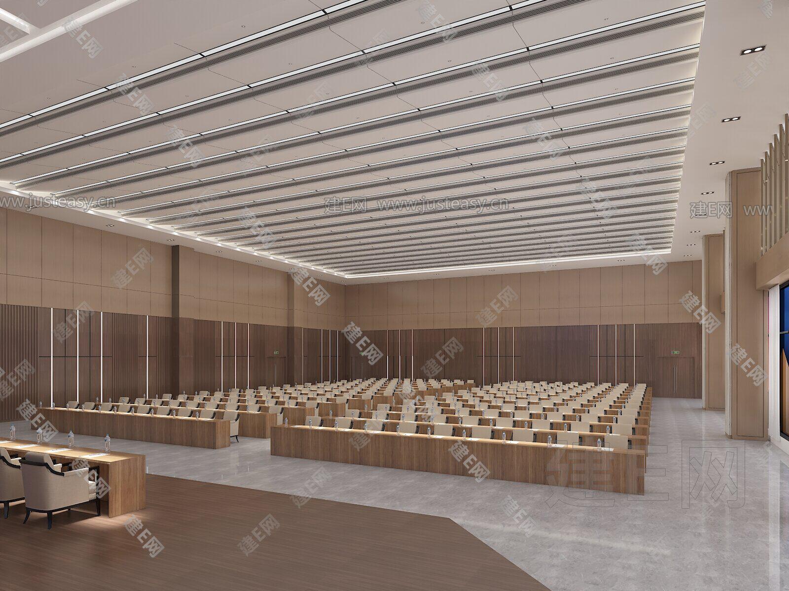 【现代大会议室3d模型】建e网现代大会议室3d模型下载 Id117004198 打造3d现代大会议室模型免费下载平台