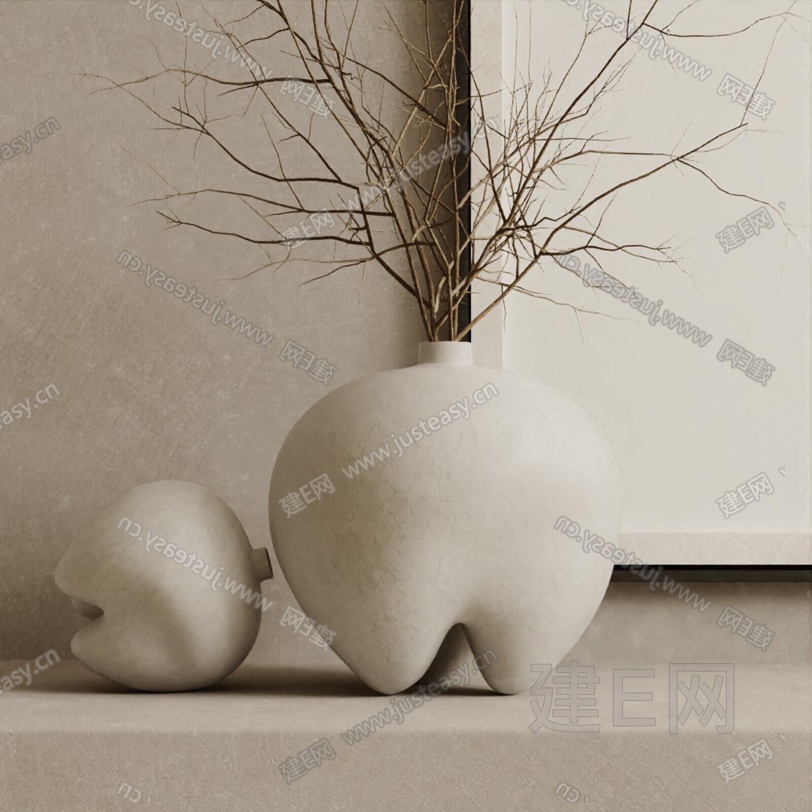【侘寂风花瓶摆件3d模型】建e网侘寂风花瓶摆件3d模型下载 Id111499027 打造3d侘寂风花瓶摆件模型免费下载平台