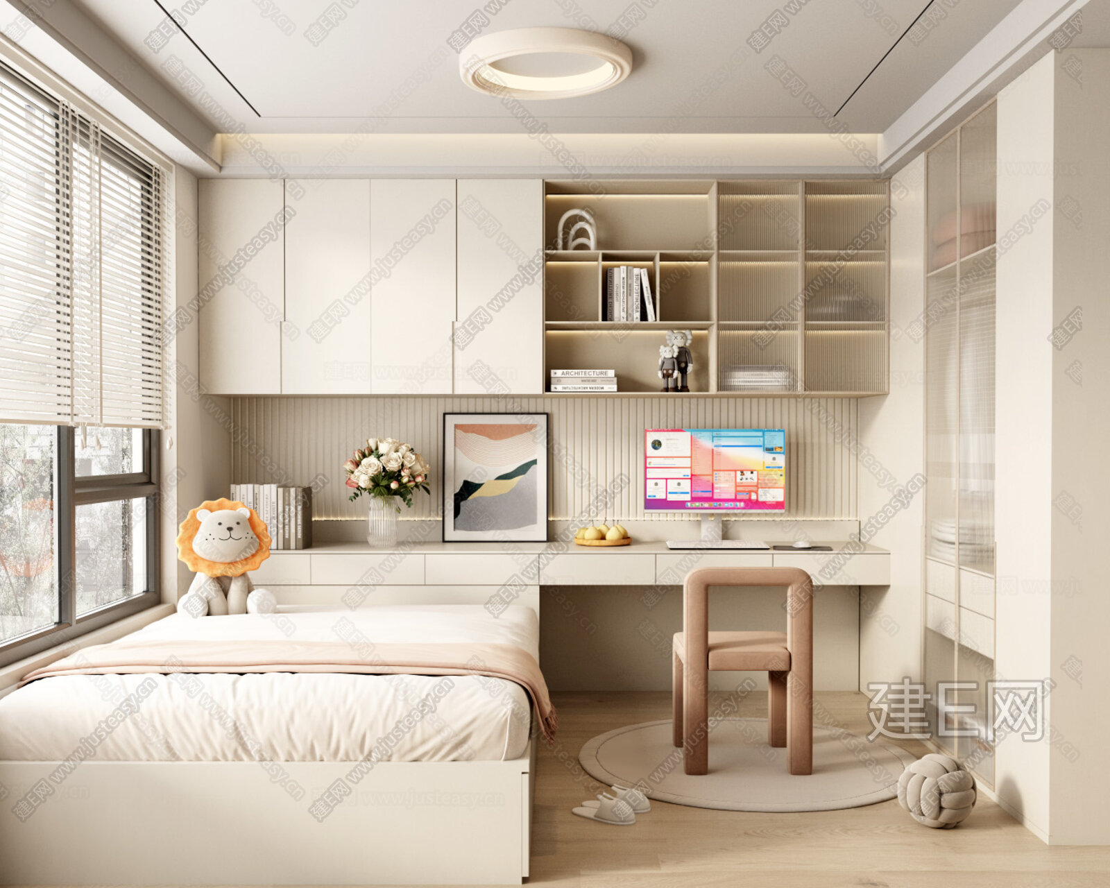 【现代榻榻米卧室3d模型】建e网现代榻榻米卧室3d模型下载 Id112613310 打造3d现代榻榻米卧室模型免费下载平台