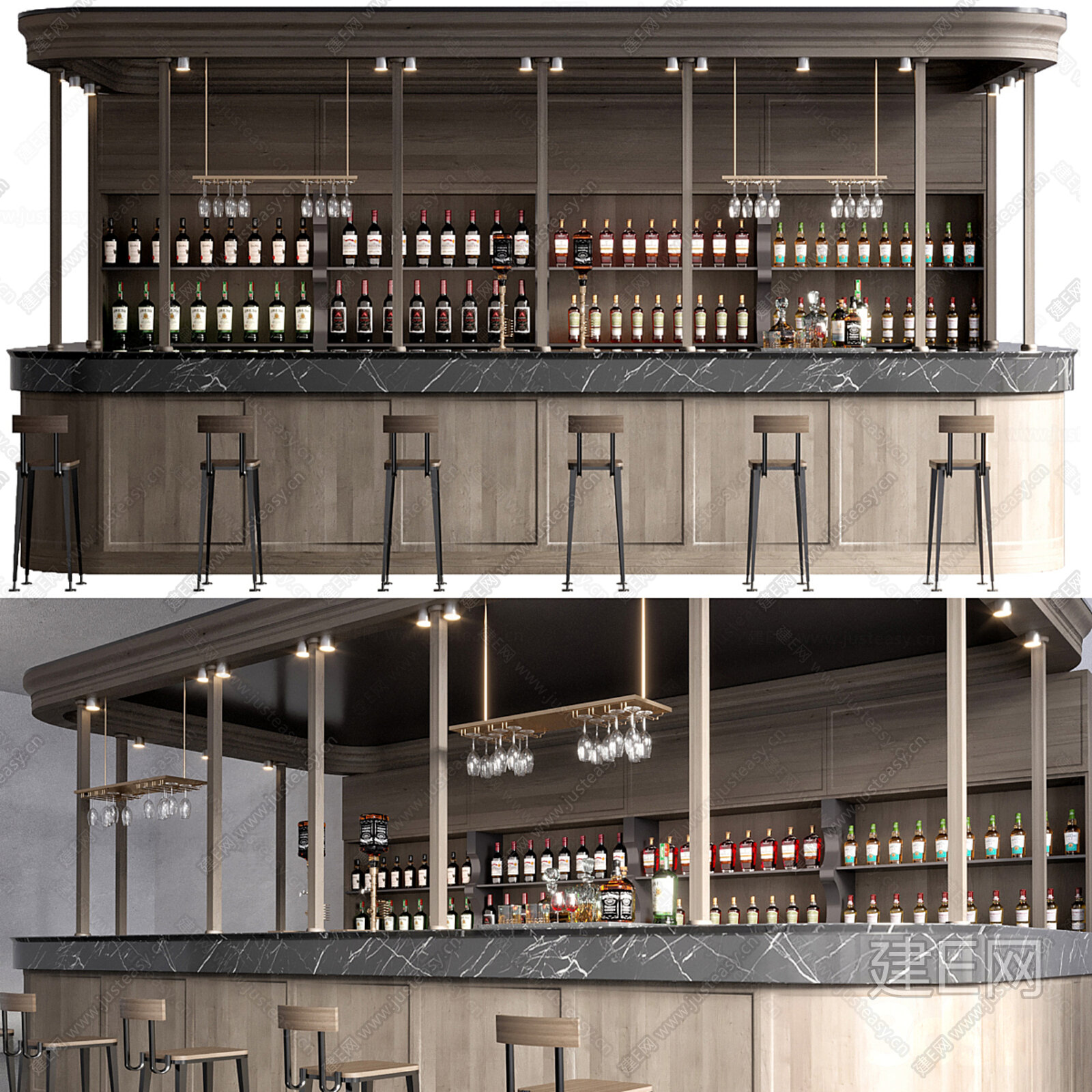 【现代酒吧吧台3d模型】建e网现代酒吧吧台3d模型下载 Id105993863 打造3d现代酒吧吧台模型免费下载平台
