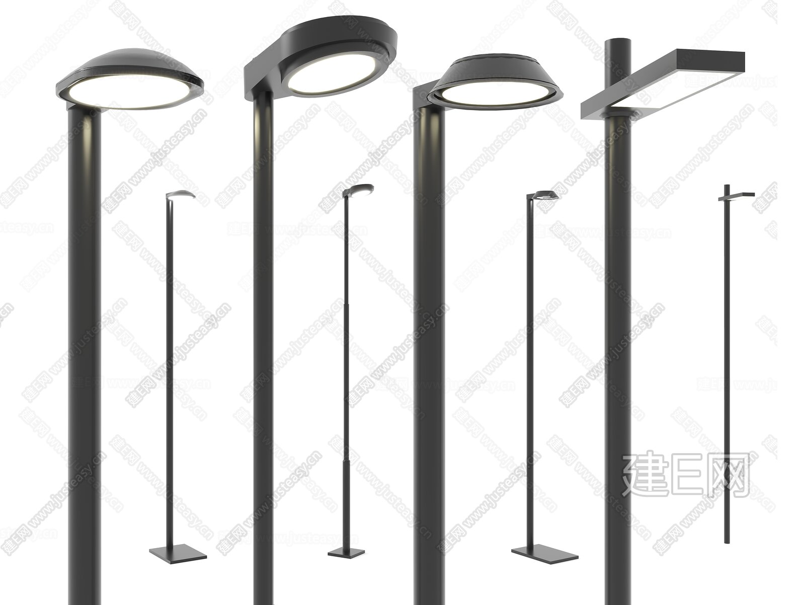 【现代户外路灯3d模型】建e网现代户外路灯3d模型下载 Id106780356 打造3d现代户外路灯模型免费下载平台
