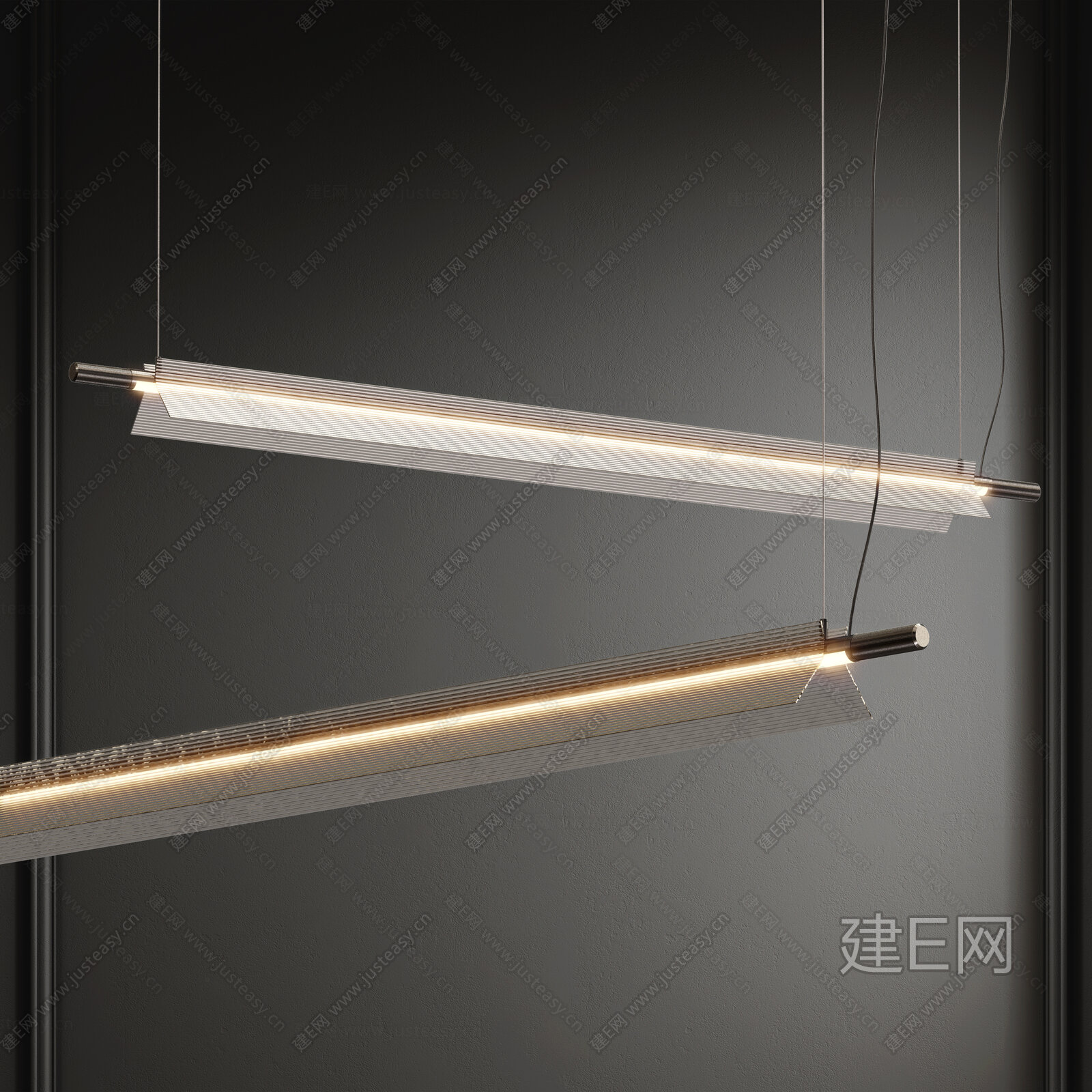 【现代长条吊灯3d模型】建e网现代长条吊灯3d模型下载 Id106714706 打造3d现代长条吊灯模型免费下载平台