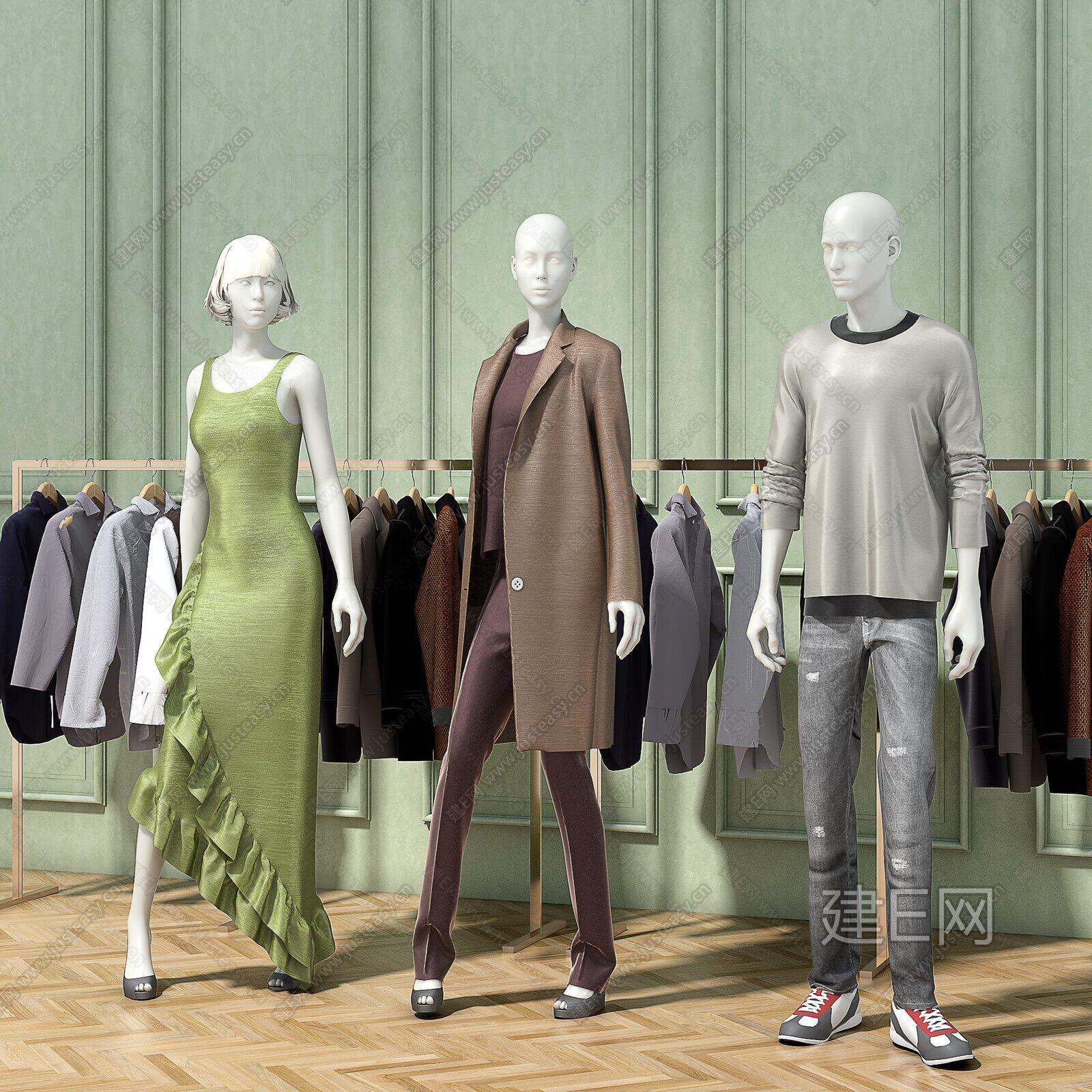 【现代服装店模特3d模型】建e网现代服装店模特3d模型下载 Id107501197 打造3d现代服装店模特模型免费下载平台