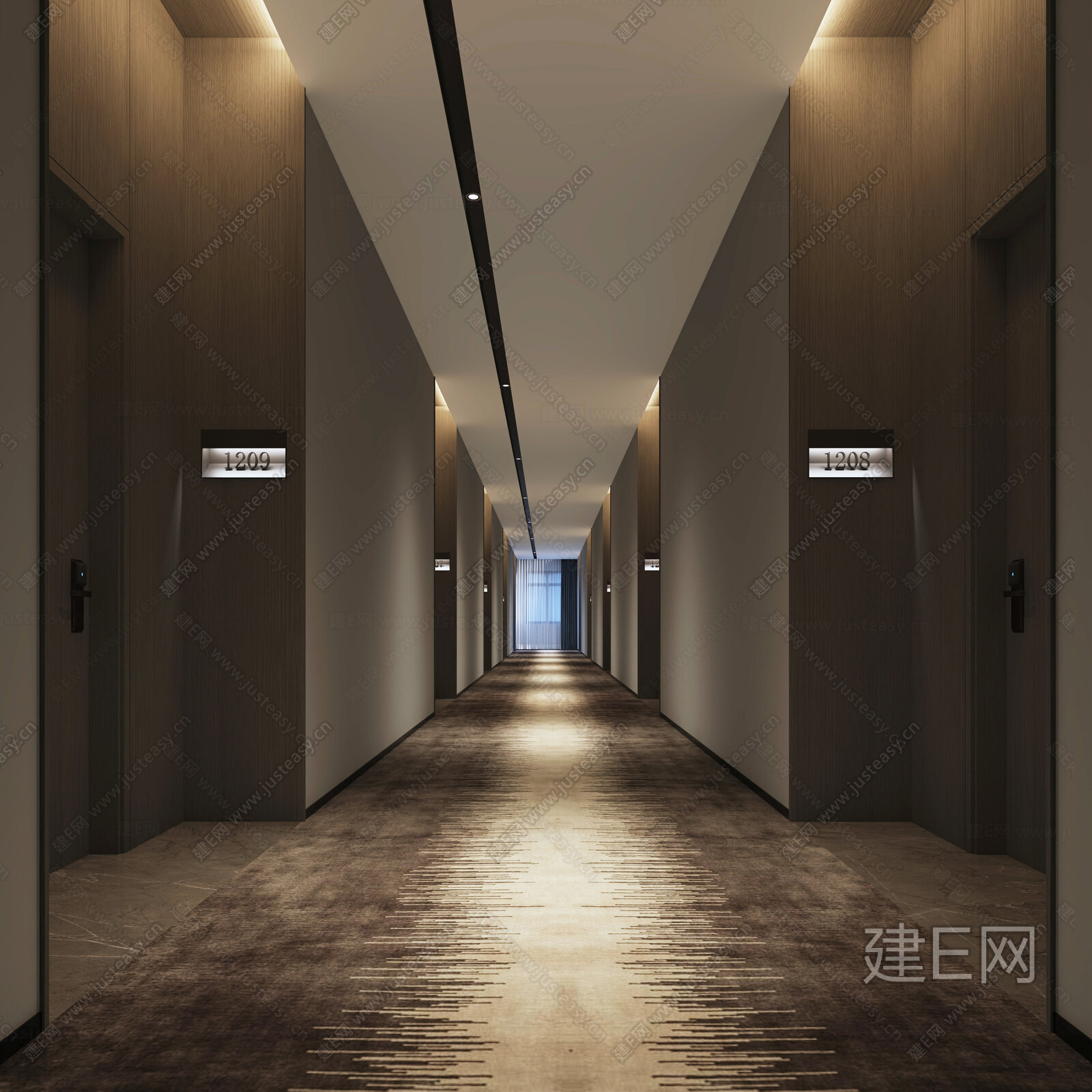 【现代酒店走廊3d模型】建e网现代酒店走廊3d模型下载 Id102454821 打造3d现代酒店走廊模型免费下载平台
