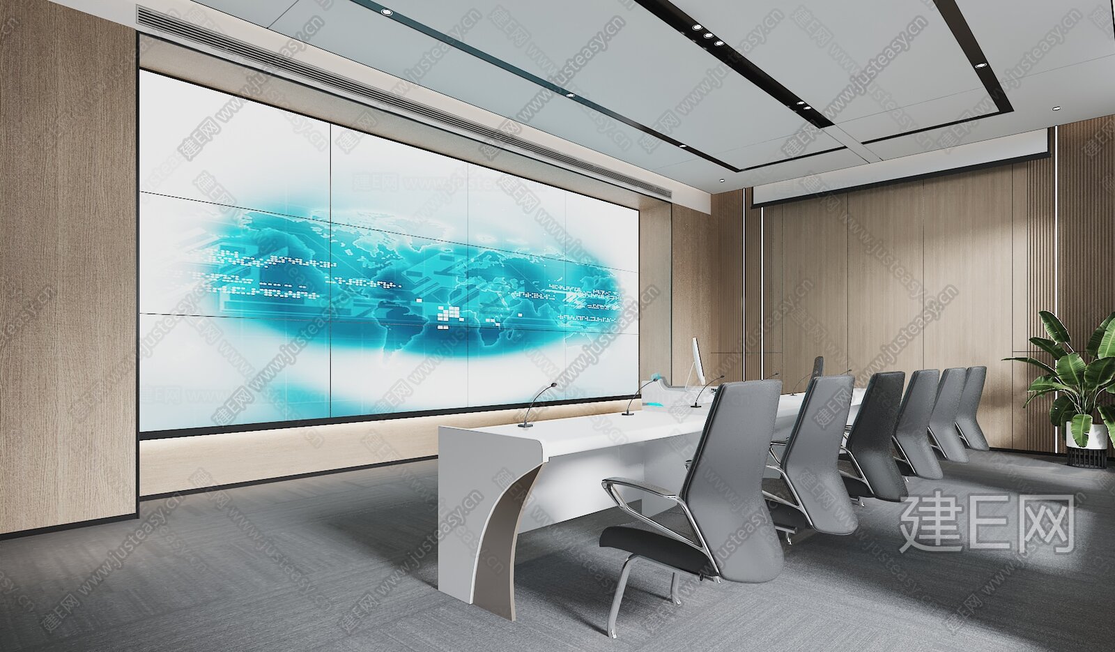 【现代指挥室3d模型】建e网现代指挥室3d模型下载 Id103437848 打造3d现代指挥室模型免费下载平台