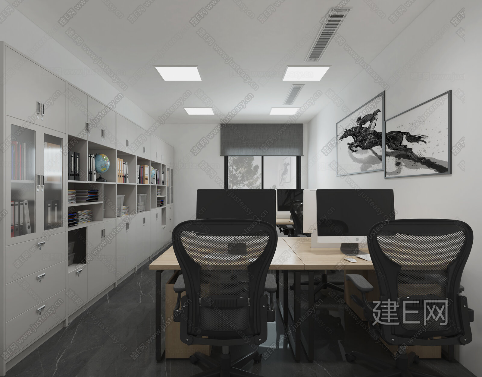 【现代公共办公室3d模型】建e网现代公共办公室3d模型下载 Id104683237 打造3d现代公共办公室模型免费下载平台