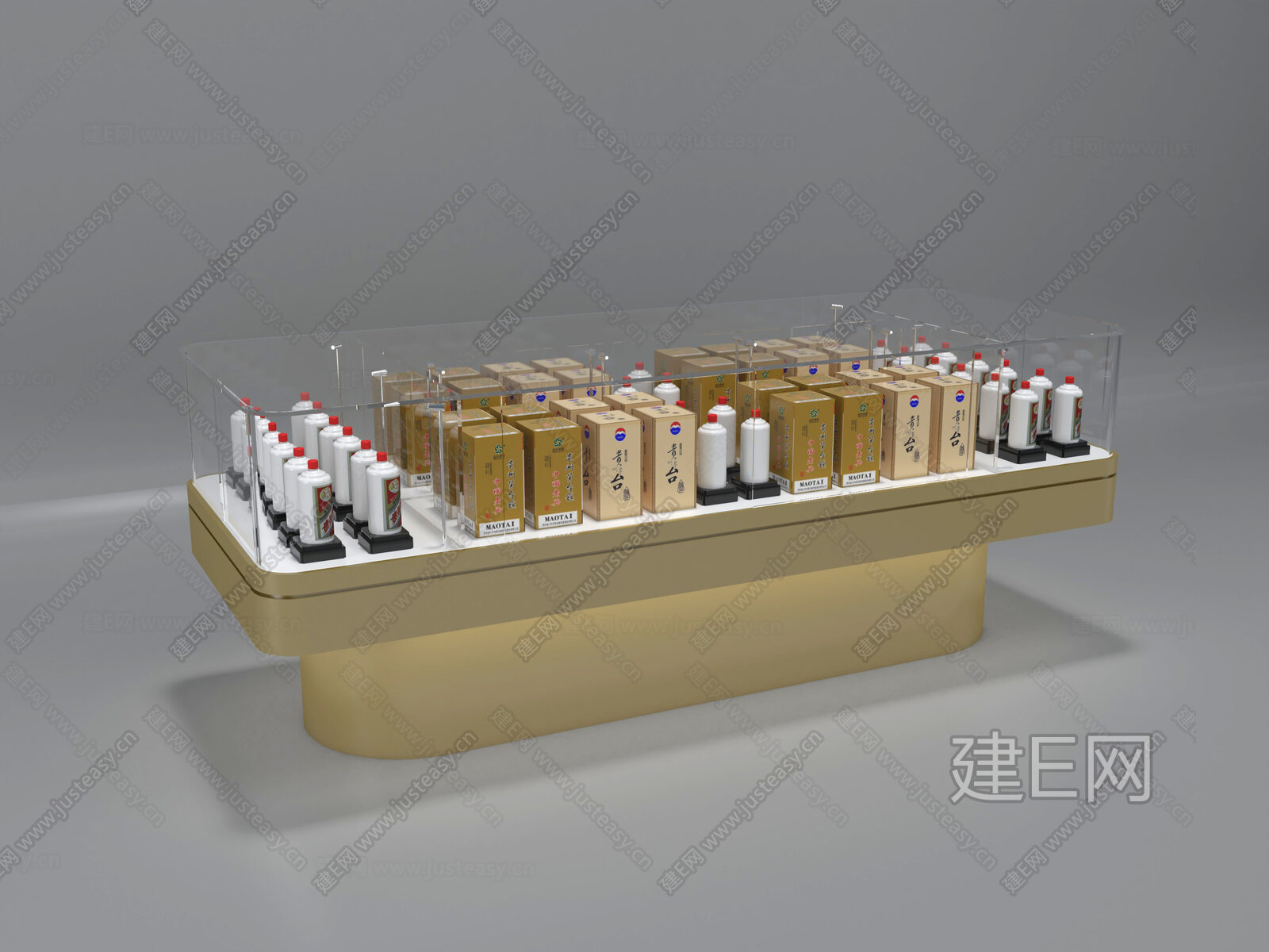【现代展柜3d模型】建e网现代展柜3d模型下载 Id113333850 打造3d现代展柜模型免费下载平台