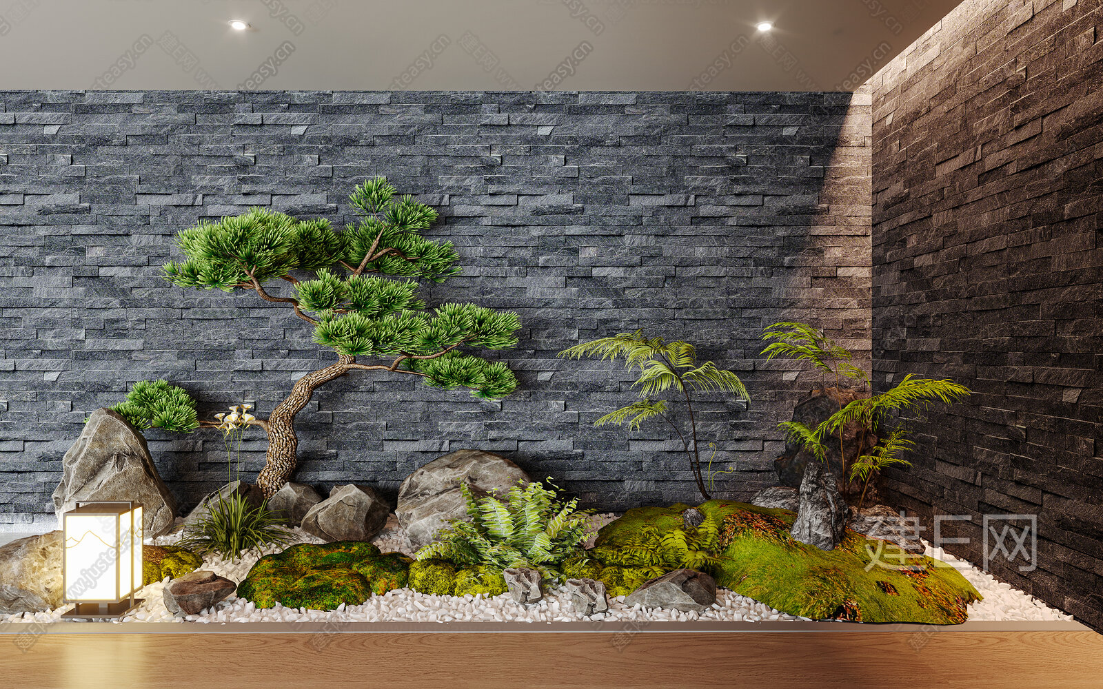 【现代室内造景3d模型】建e网现代室内造景3d模型下载 Id114906738 打造3d现代室内造景模型免费下载平台