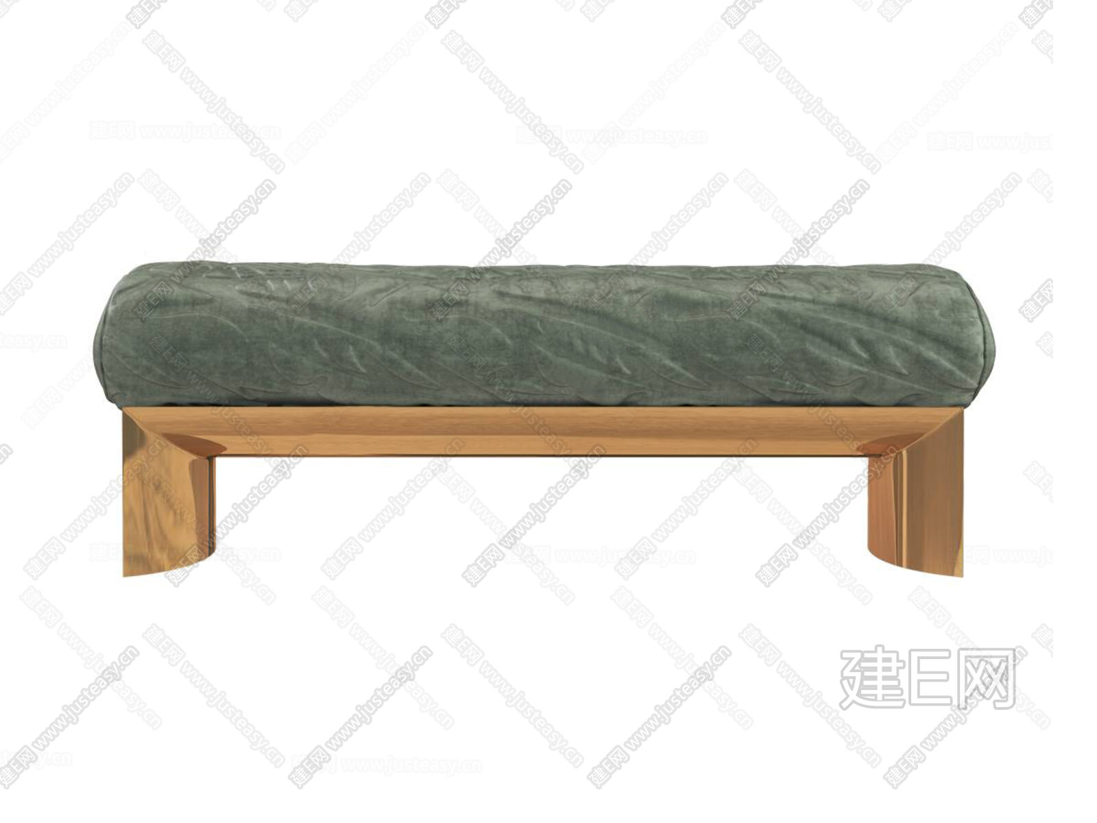 Visionnaire EKOS 后现代轻奢沙发凳模型SU模型下载[ID:114314860]_建e网su模型