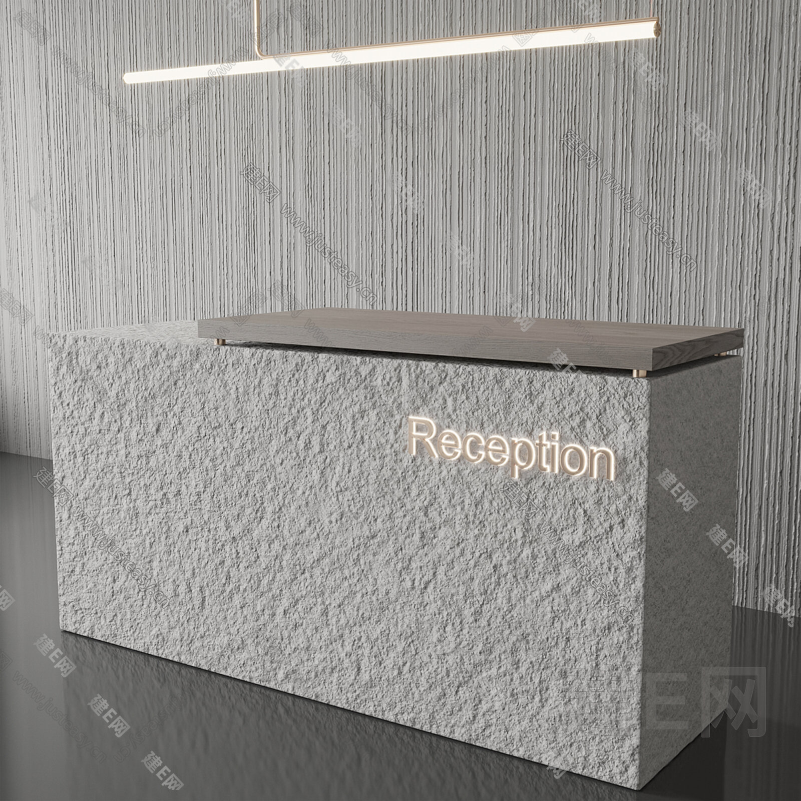【现代前台3d模型】建e网现代前台3d模型下载 Id109336152 打造3d现代前台模型免费下载平台