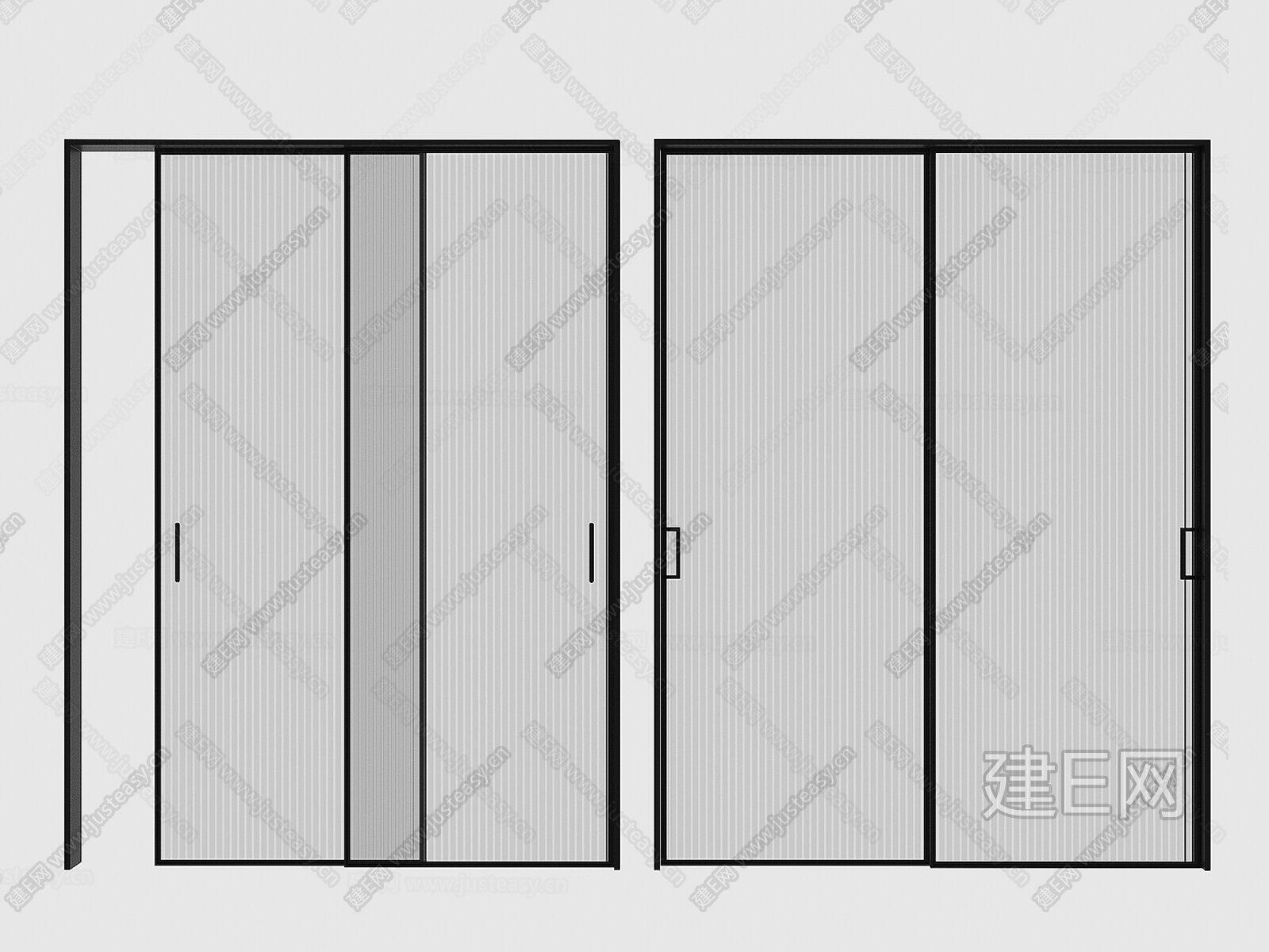 【现代玻璃门3d模型】建e网现代玻璃门3d模型下载 Id112088682 打造3d现代玻璃门模型免费下载平台