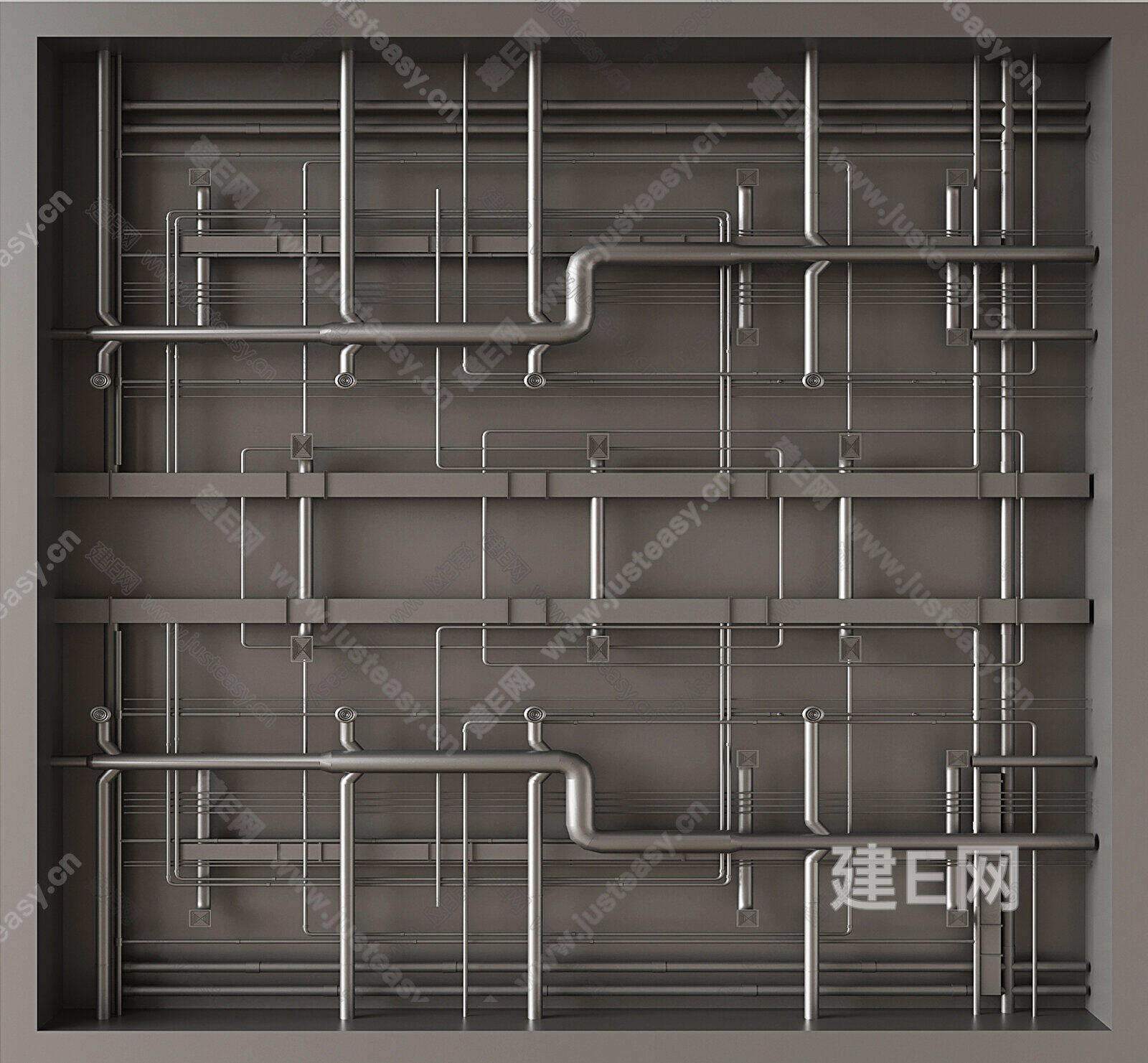 【现代管道吊顶3d模型】建e网现代管道吊顶3d模型下载 Id107502060 打造3d现代管道吊顶模型免费下载平台
