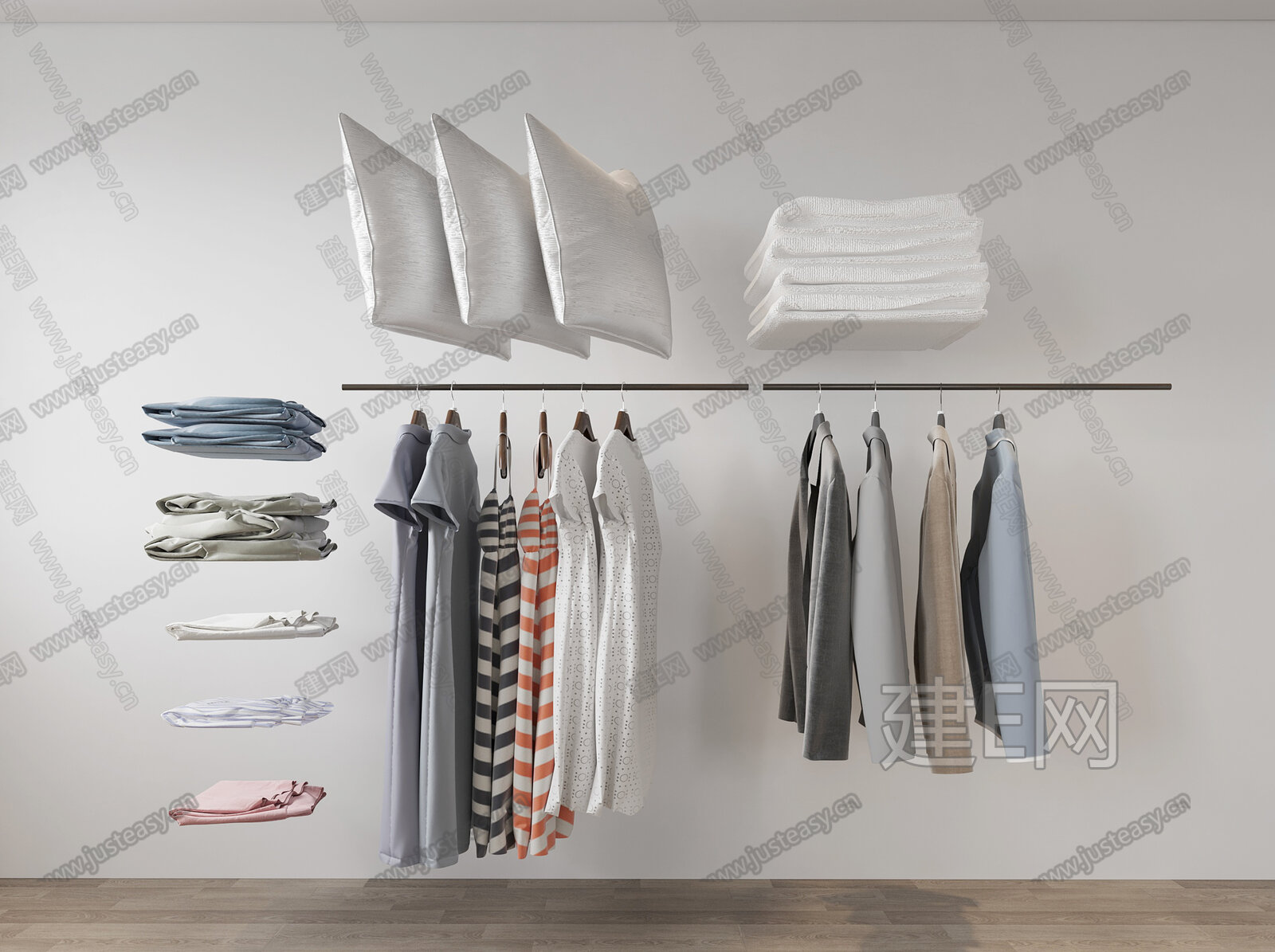 【现代衣服3d模型】建e网现代衣服3d模型下载 Id107502014 打造3d现代衣服模型免费下载平台