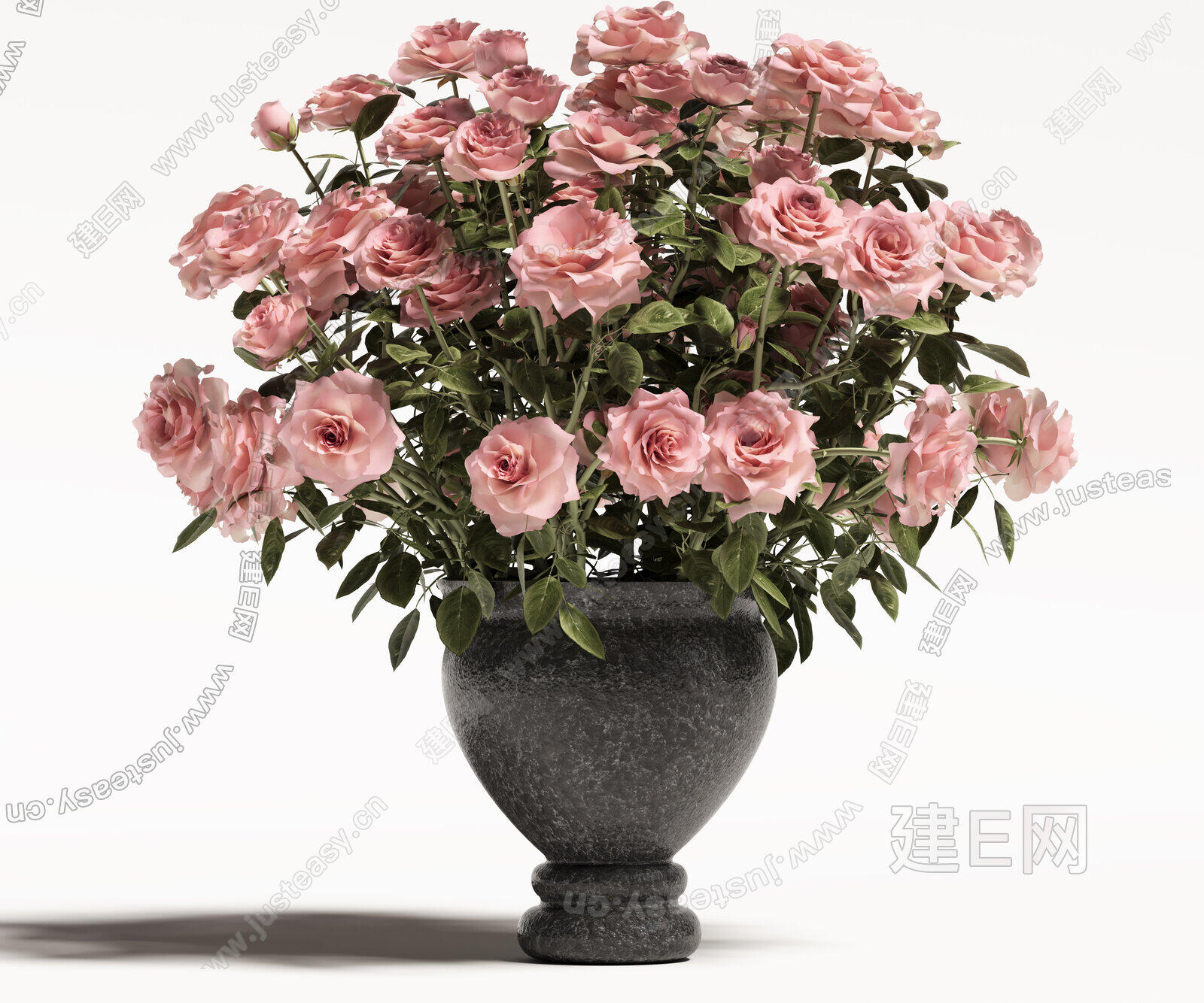 【现代玫瑰花花瓶3d模型】建e网现代玫瑰花花瓶3d模型下载 Id101996903 打造3d现代玫瑰花花瓶模型免费下载平台