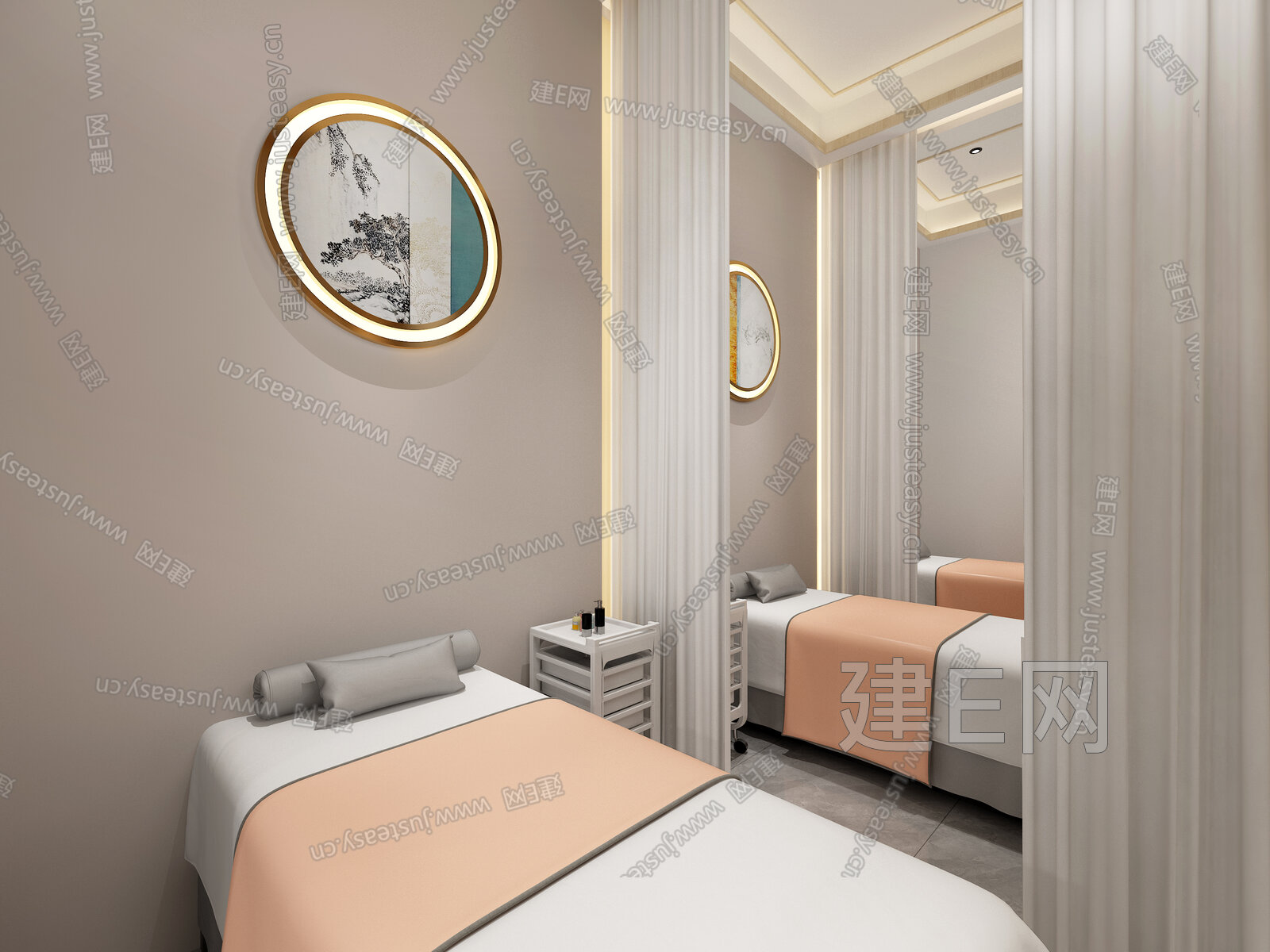 【现代美容spa店3d模型】建e网现代美容spa店3d模型下载 Id102324616 打造3d现代美容spa店模型免费下载平台