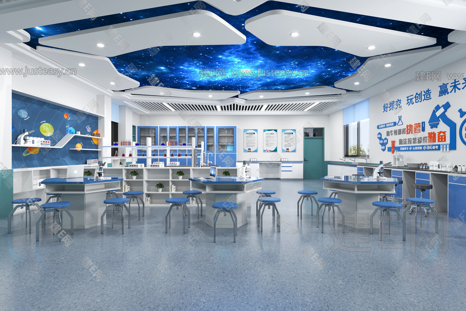 【现代化学实验教室3d模型】建e网现代化学实验教室3d模型下载 Id103045565 打造3d现代化学实验教室模型免费下载平台