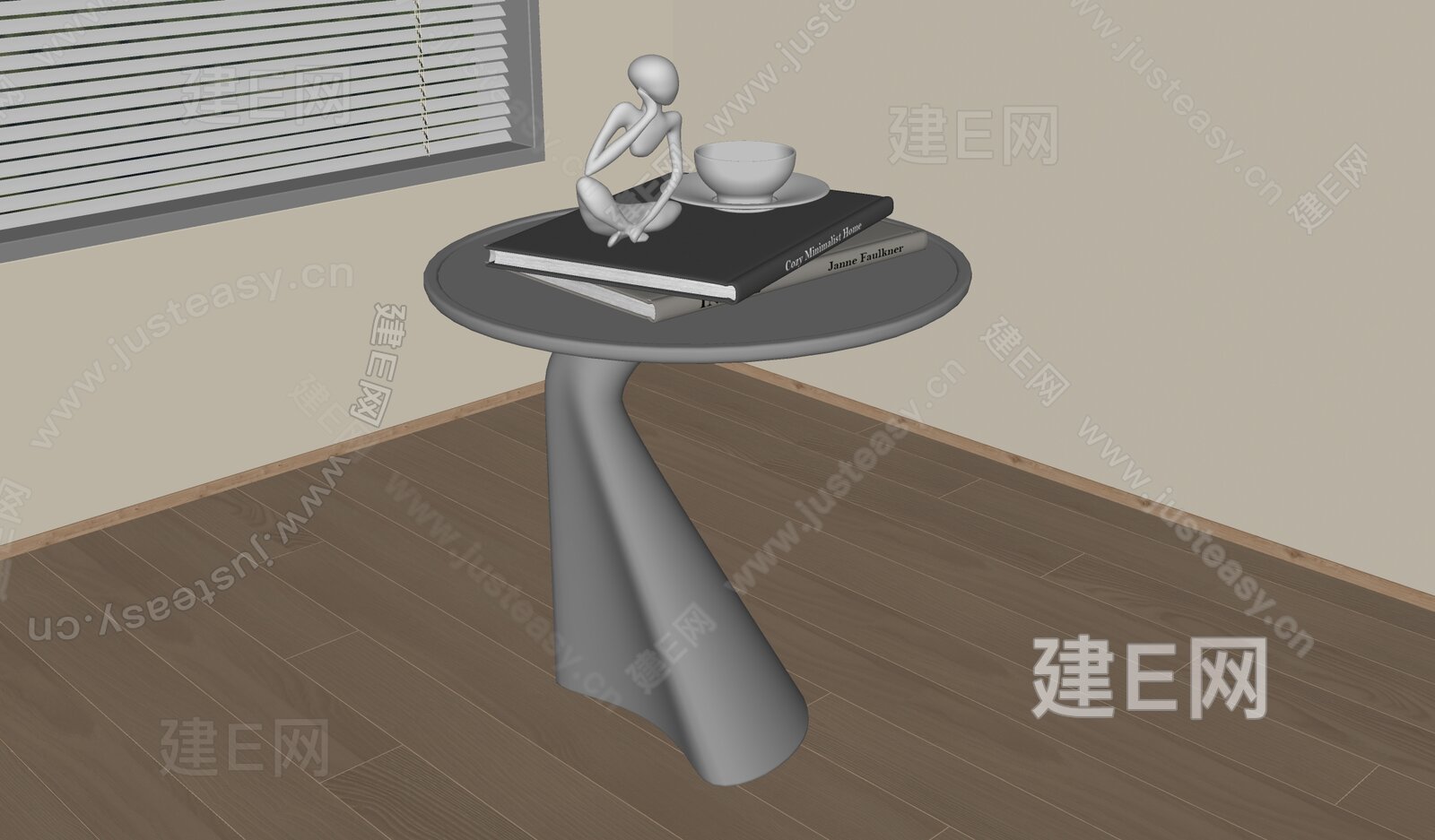 现代边几角几 Su模型下载[id 105926938] 建e网su模型库