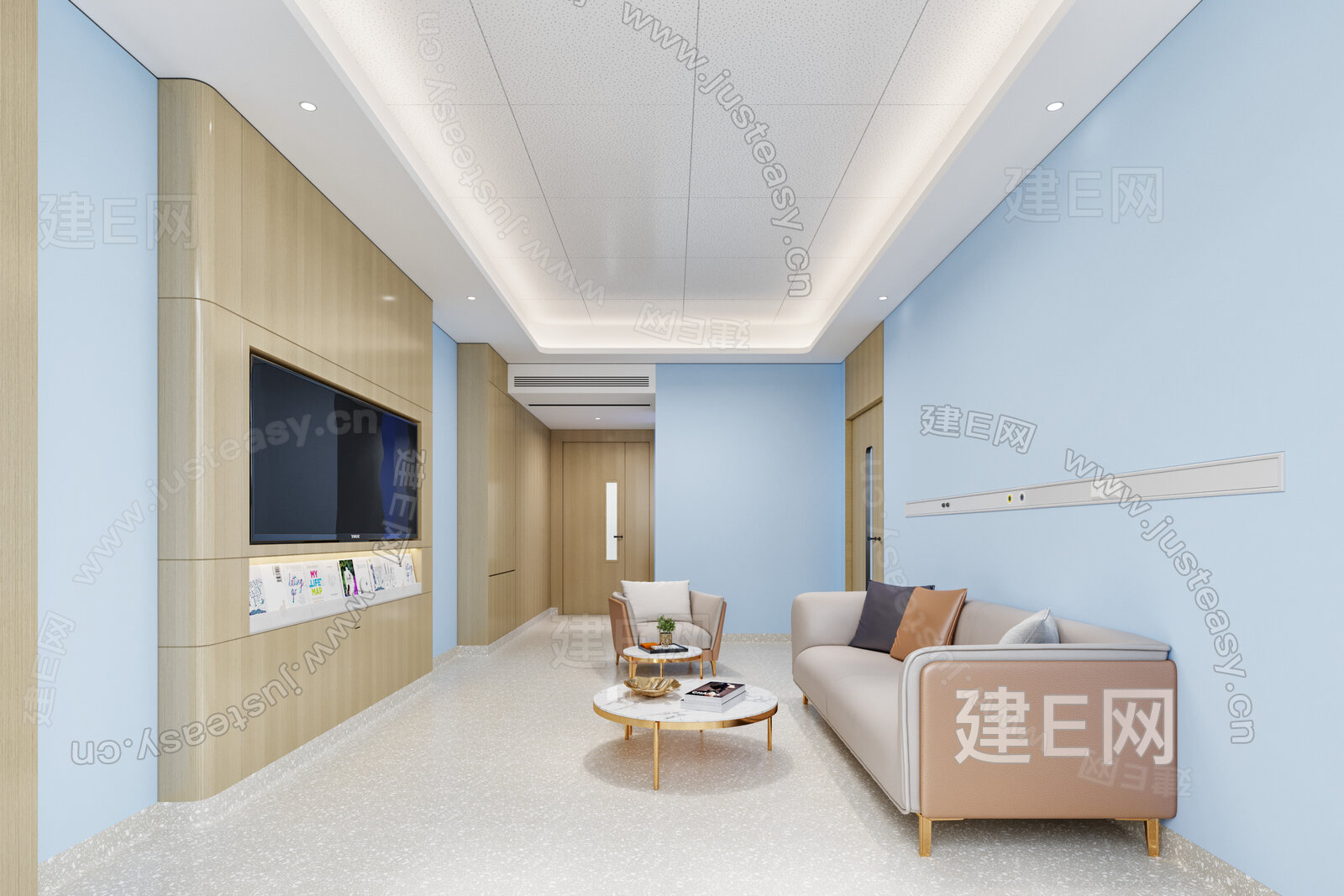【现代医院病房3d模型】建e网现代医院病房3d模型下载 Id104225168 打造3d现代医院病房模型免费下载平台