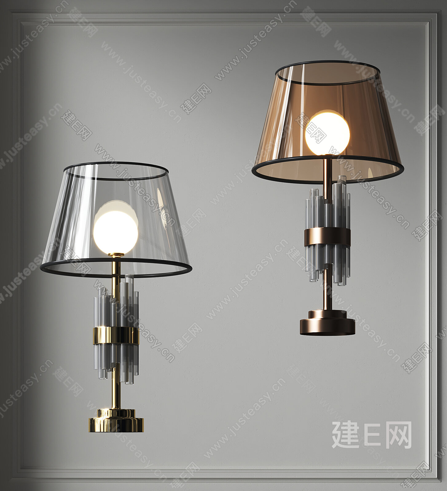 【现代台灯3d模型】建e网现代台灯3d模型下载 Id111040829 打造3d现代台灯模型免费下载平台
