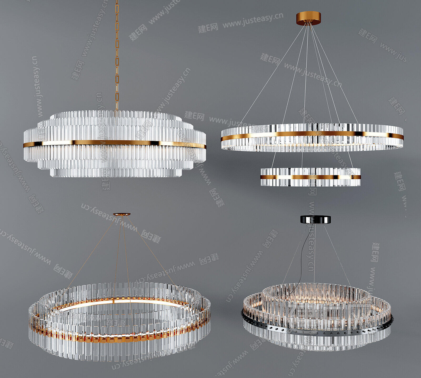 【现代轻奢圆形吊灯组合3d模型】建e网现代轻奢圆形吊灯组合3d模型下载 Id111171907 打造3d现代轻奢圆形吊灯组合模型免费下载平台