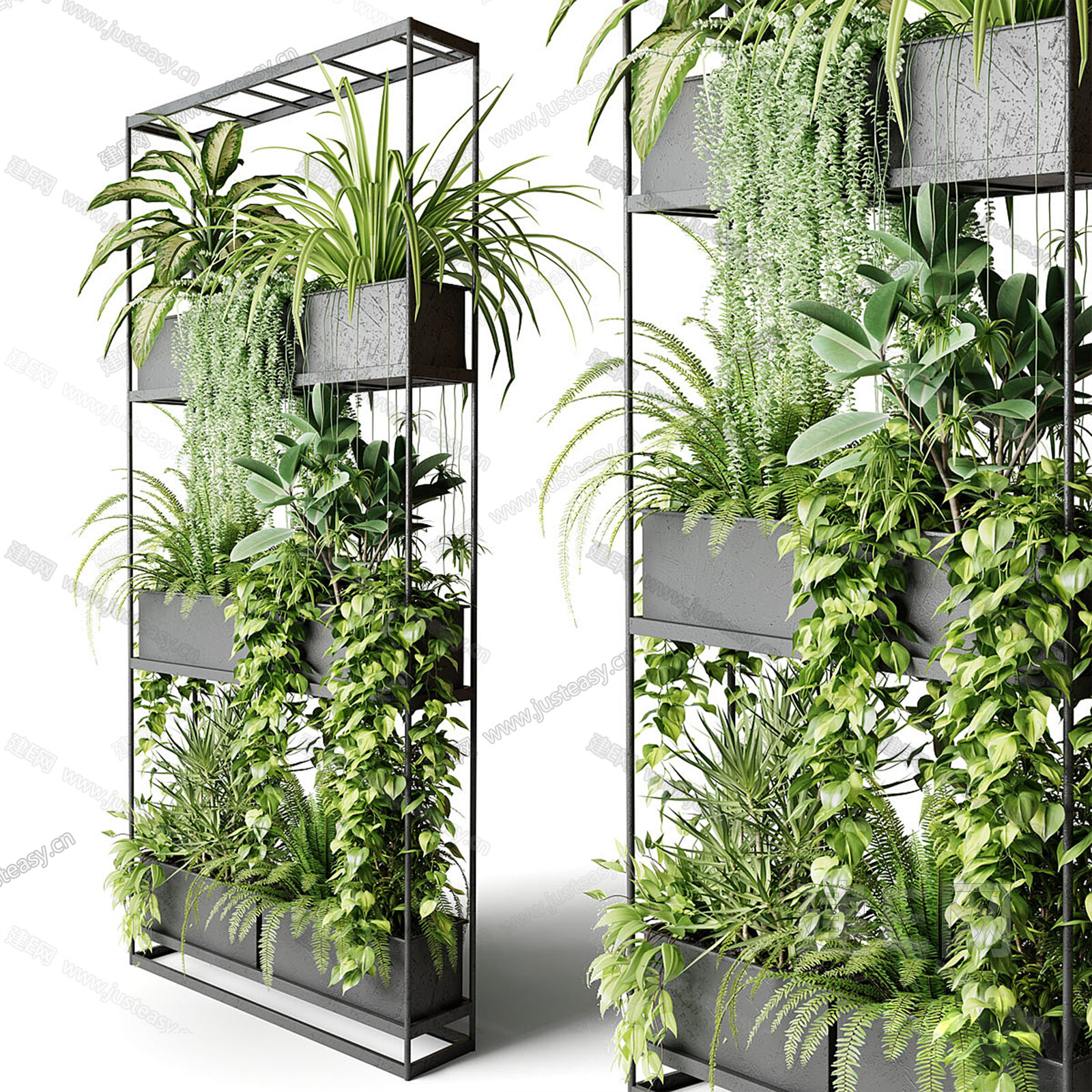 【现代植物架 植物盆栽3d模型】建e网现代植物架 植物盆栽3d模型下载 Id107829451 打造3d现代植物架 植物盆栽模型免费下载平台