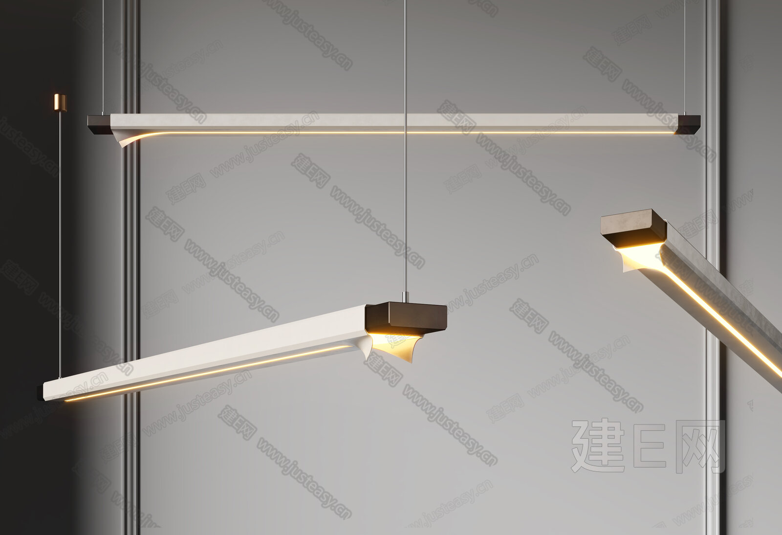 【现代长吊灯3d模型】建e网现代长吊灯3d模型下载 Id112613527 打造3d现代长吊灯模型免费下载平台