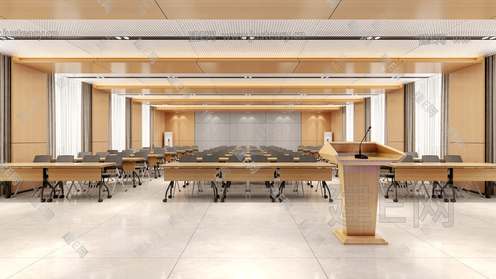 【现代简约报告厅3d模型】建e网现代简约报告厅3d模型下载 Id112416938 打造3d现代简约报告厅模型免费下载平台