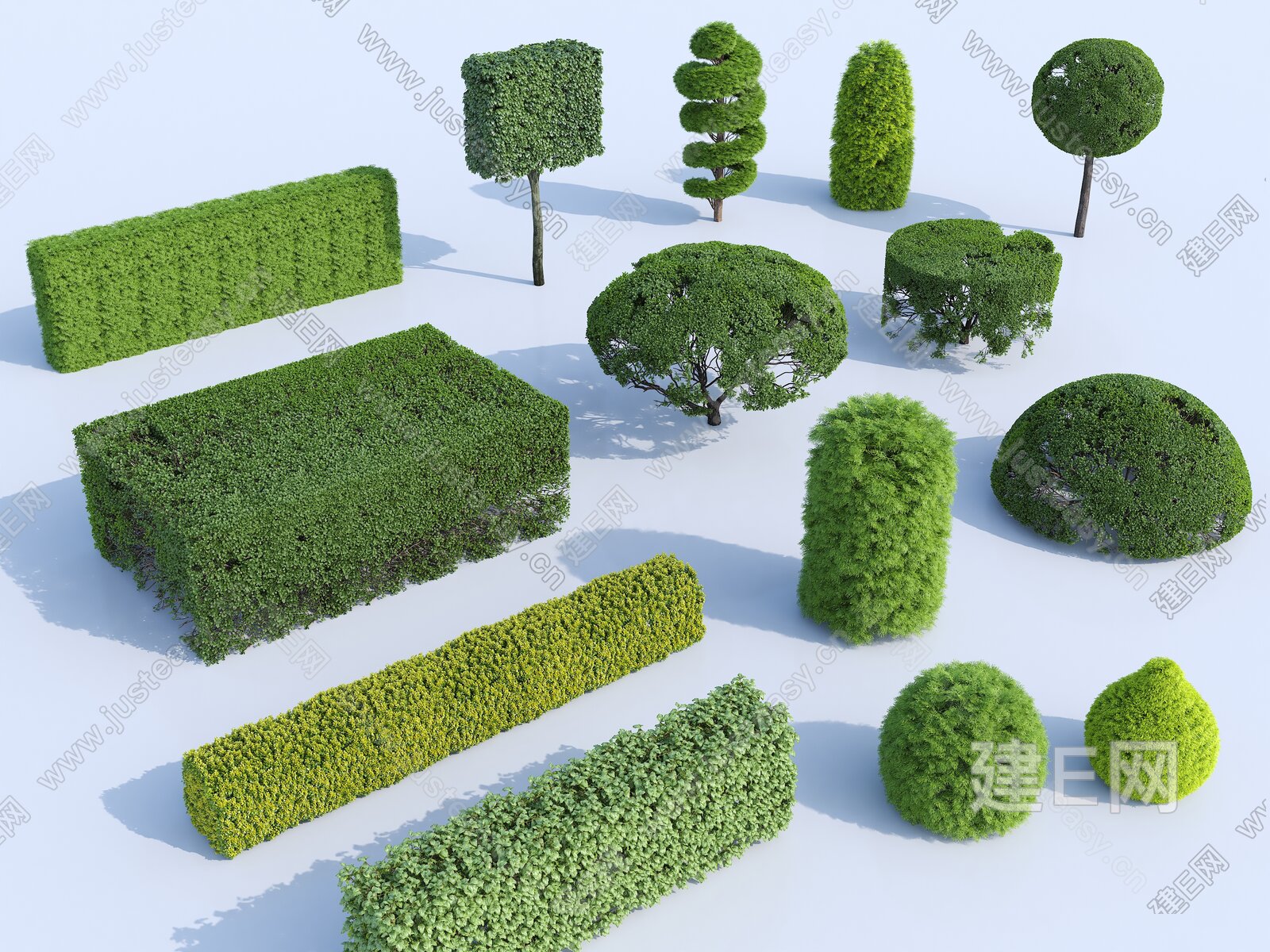 【绿篱灌木3d模型】建e网绿篱灌木3d模型下载 Id109074980 打造3d绿篱灌木模型免费下载平台