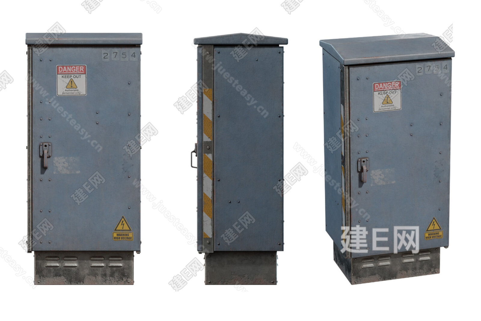 户外配电箱用电箱 模型SU模型下载[ID:105403880]_建e网su模型