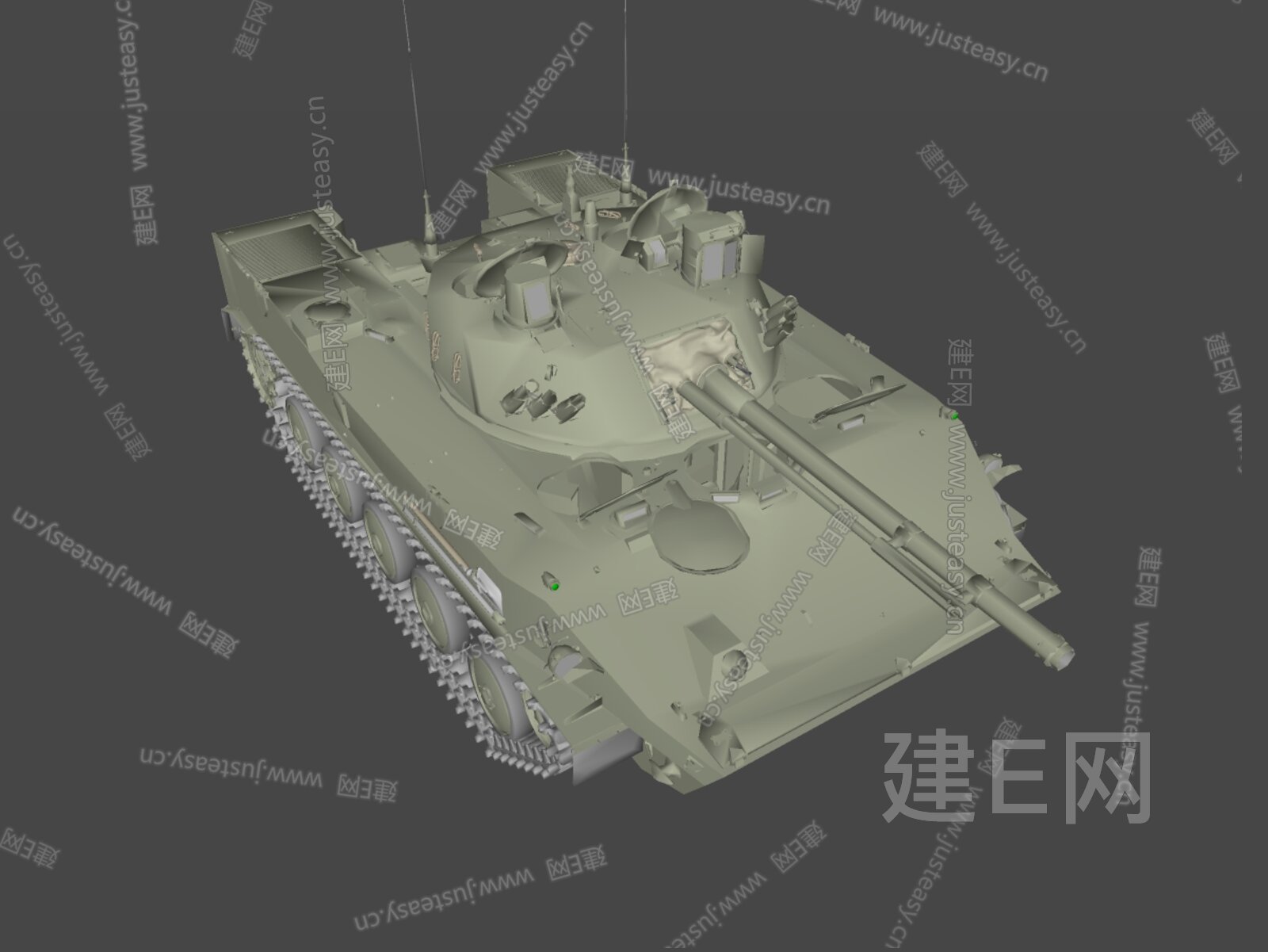 bmd4 伞兵战车 模型SU模型下载[ID:116544951]_建E室内设计网