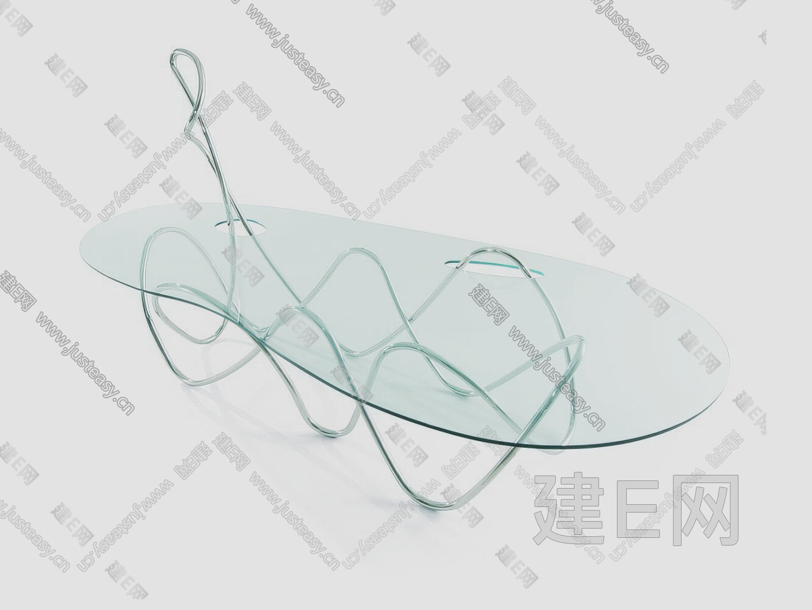 EDRA capriccio 现代餐桌 异形3d模型下载[ID:111762953]_建e网3d模型