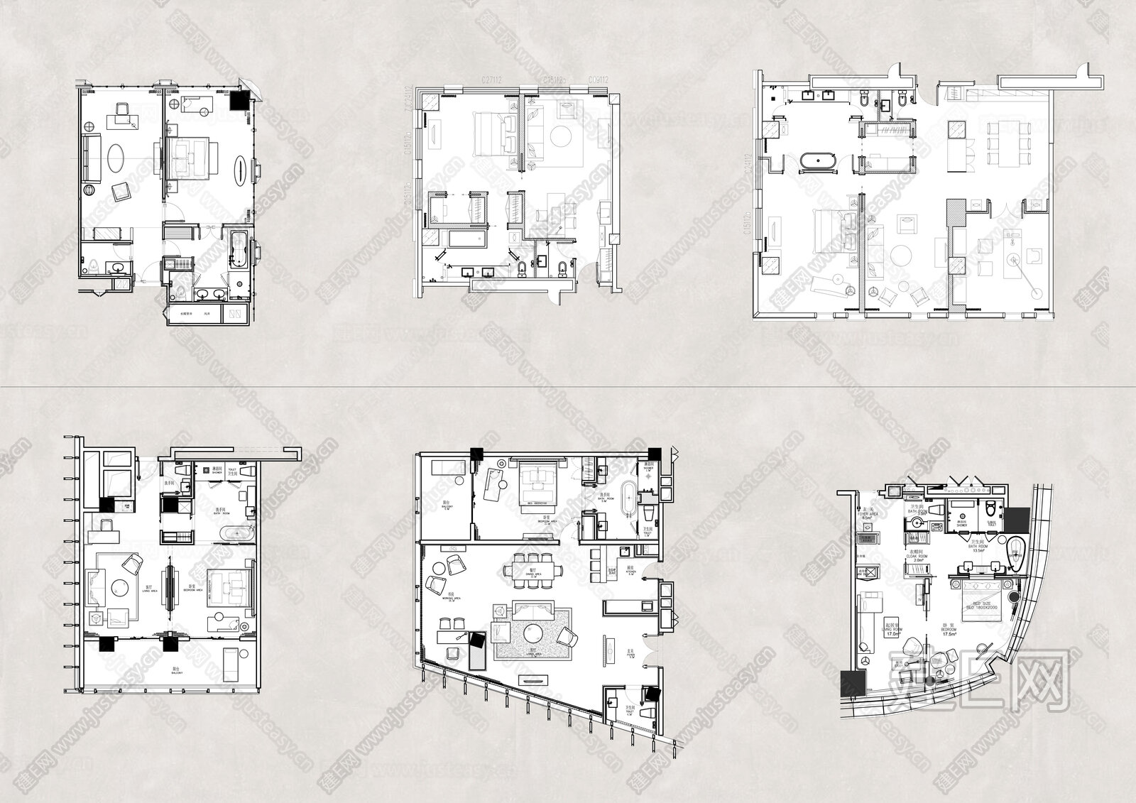 HBA+CCD-标准客房方案|CAD施工图施工图下载_施工图HBA+CCD-标准客房方案|CAD施工图下载_施工图HBA+CCD-标准客房方案|CAD施工图免费下载_建E室内设计网