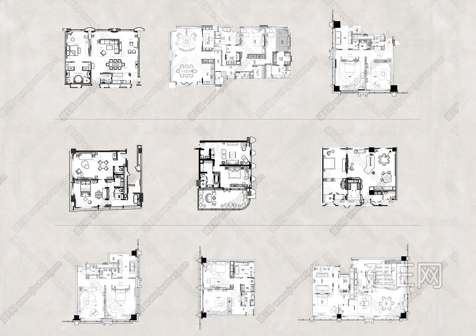 HBA+CCD-标准客房方案|CAD施工图施工图下载_施工图HBA+CCD-标准客房方案|CAD施工图下载_施工图HBA+CCD-标准客房方案|CAD施工图免费下载_建E室内设计网