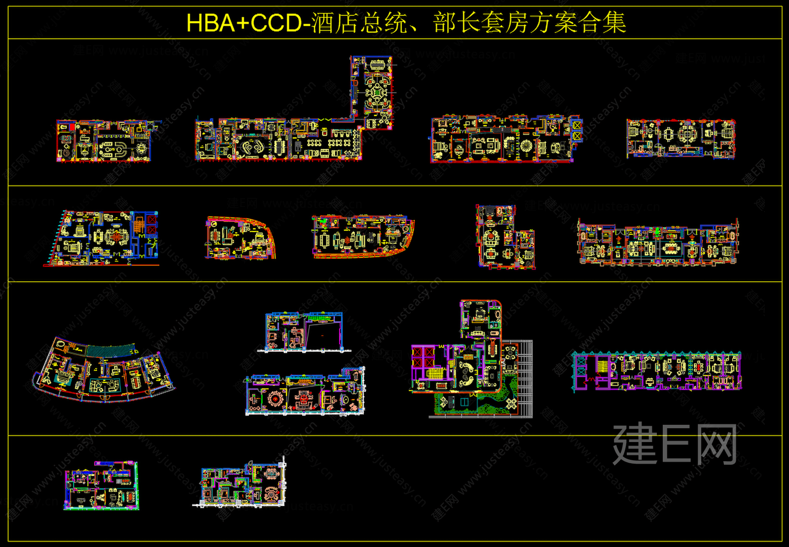 HBA+CCD-酒店总统部长套房方案|CAD施工图施工图下载_施工图HBA+CCD-酒店总统部长套房方案|CAD施工图下载_施工图HBA+CCD-酒店总统部长套房方案|CAD施工图免费下载_建 ...