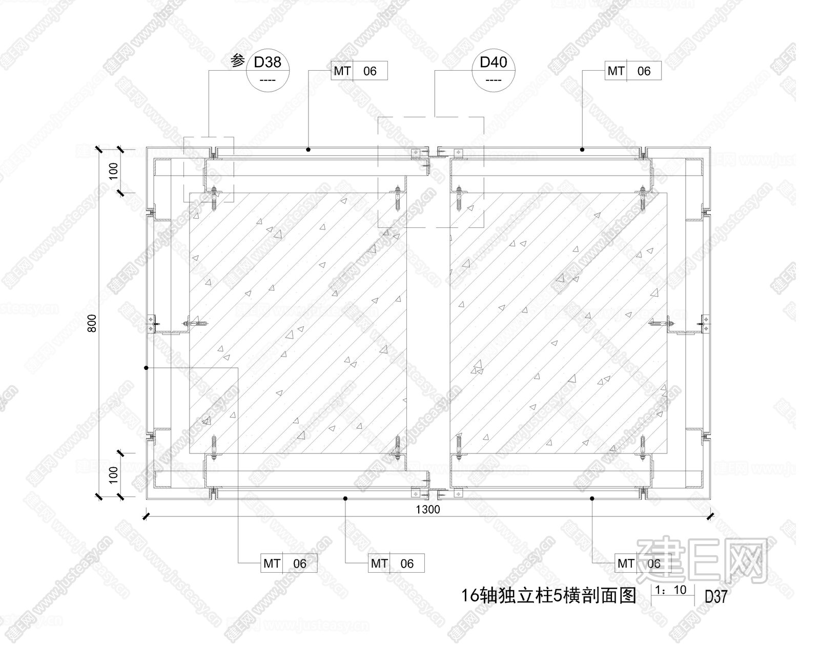 金属板包方柱圆形施工图|CAD施工图施工图下载_施工图金属板包方柱圆形施工图|CAD施工图下载_施工图金属板包方柱圆形施工图|CAD施工图免费下载_建E室内设计网