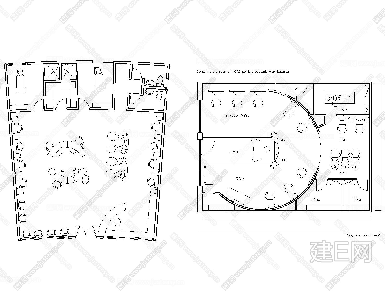 餐饮空间 火锅店 中餐厅 快餐厅 西餐厅 平面布置 包间 厨房 演艺区 前台施工图下载_施工图餐饮空间 火锅店 中餐厅 快餐厅 西餐厅 平面 ...