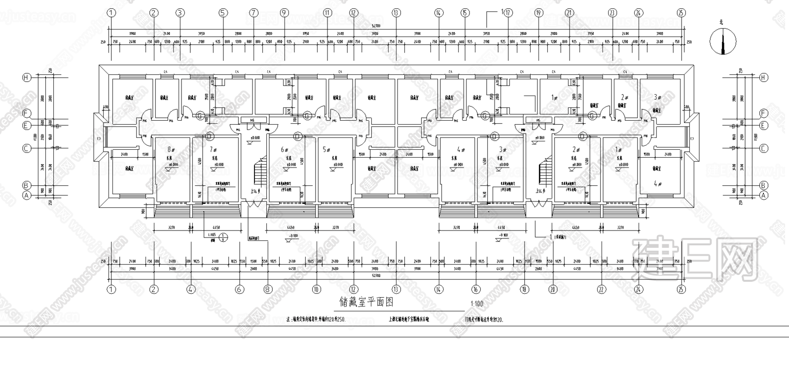 建筑住宅平面图_t3CAD施工图下载[ID:112345251]_建e施工图