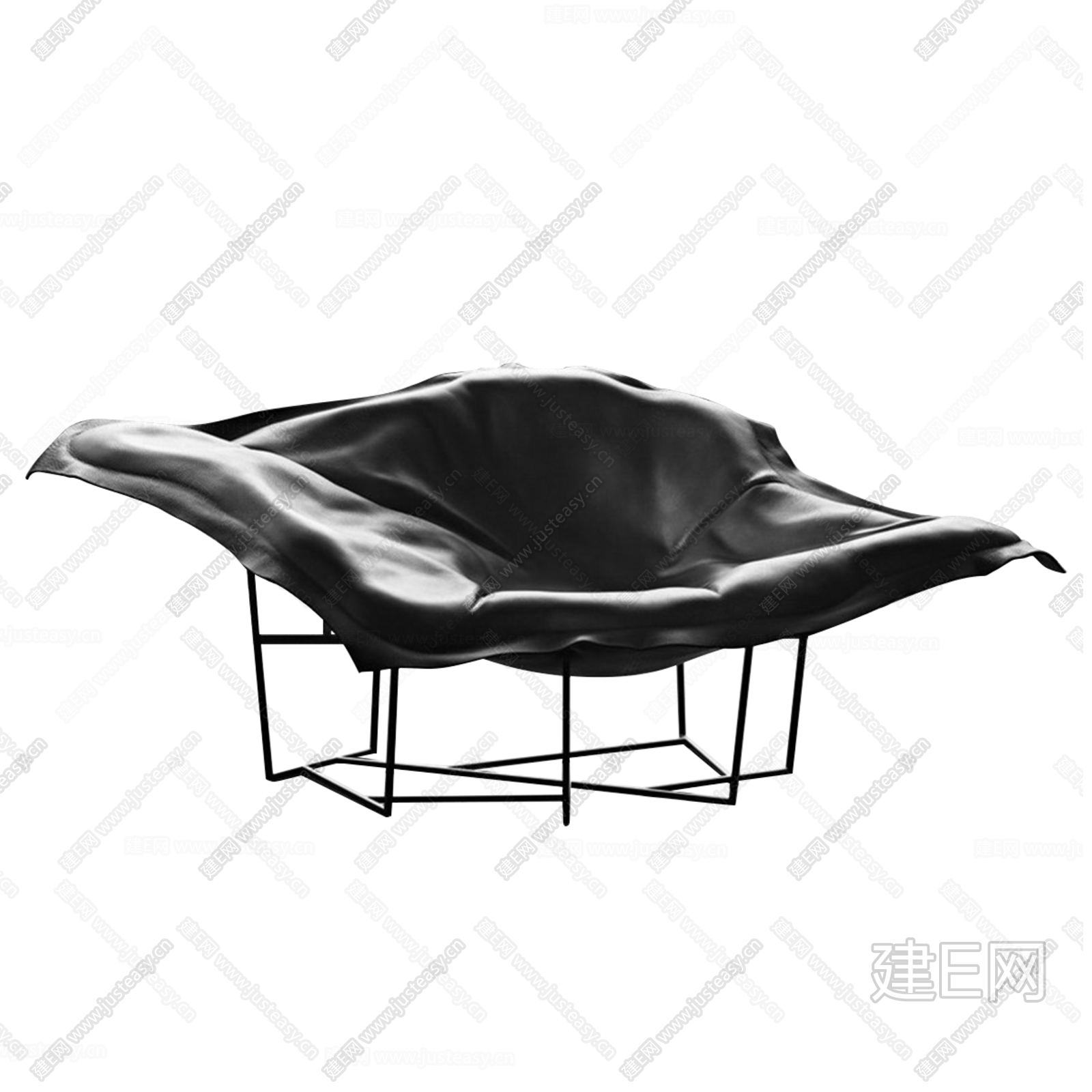 Poliform WALLACE 扶手椅-软装图片_建E室内设计网!