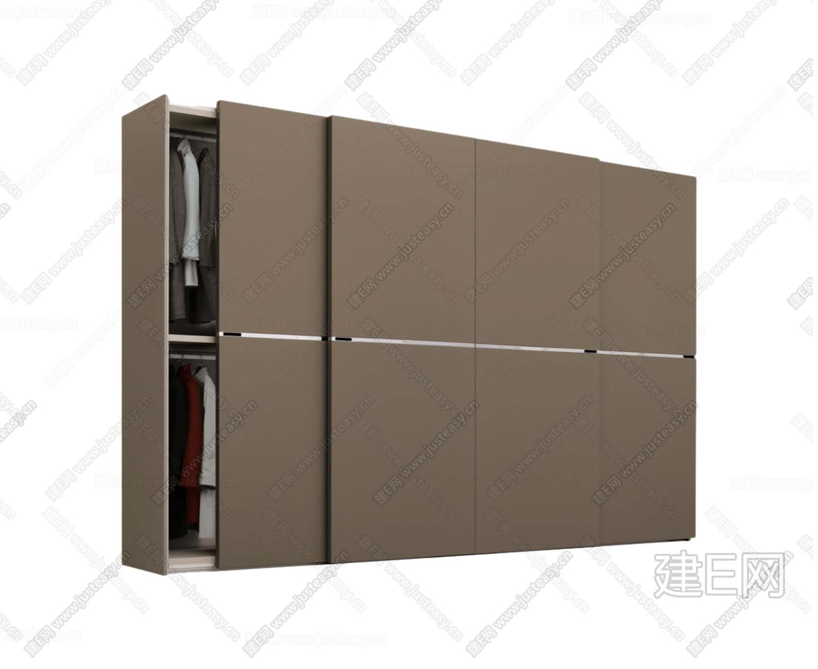 Poliform Bangkok wardrobe 衣柜-软装图片_建E室内设计网!